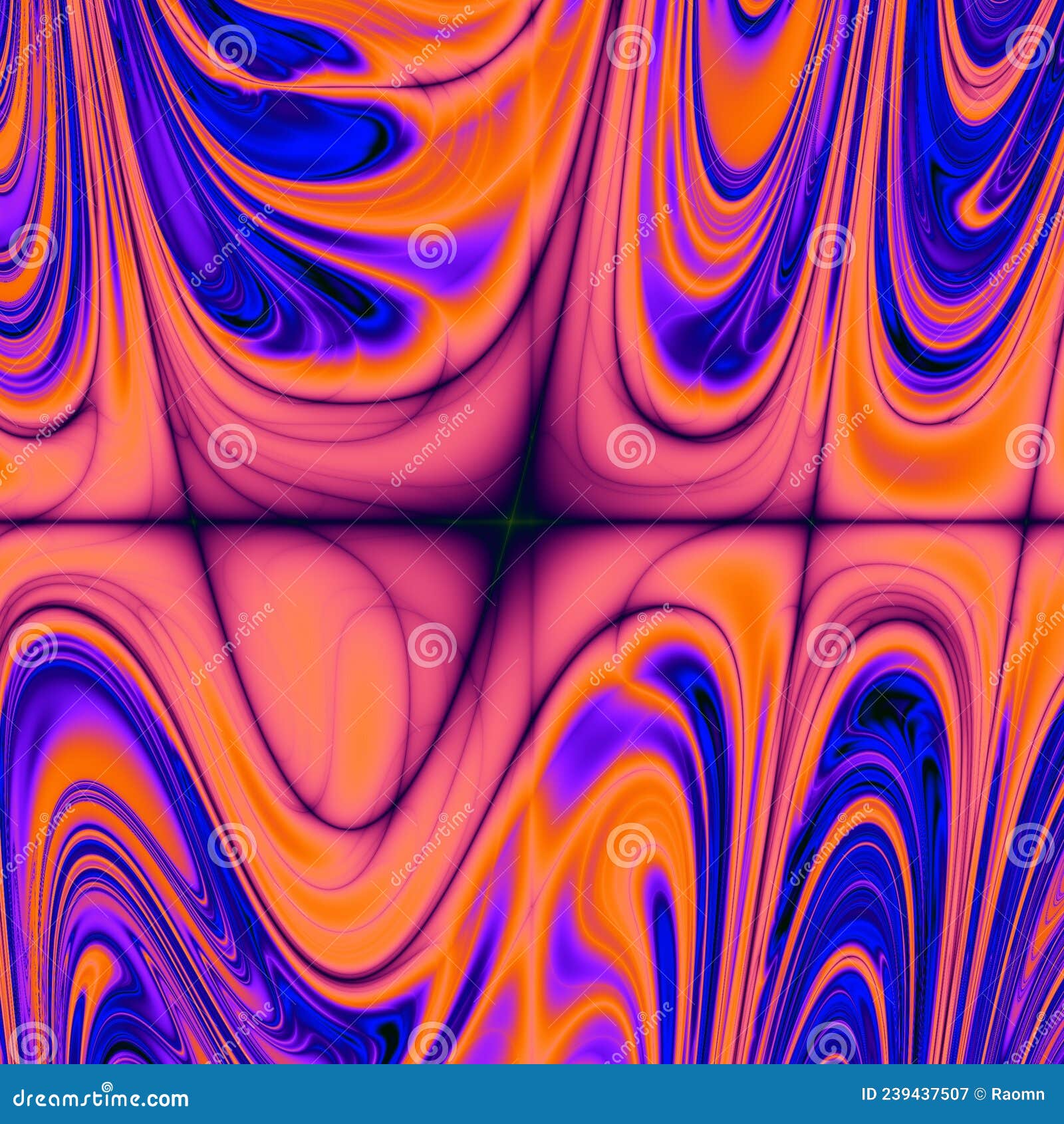 Colorful Crazy Abstract Illustration Backdrop Stock Illustration ...