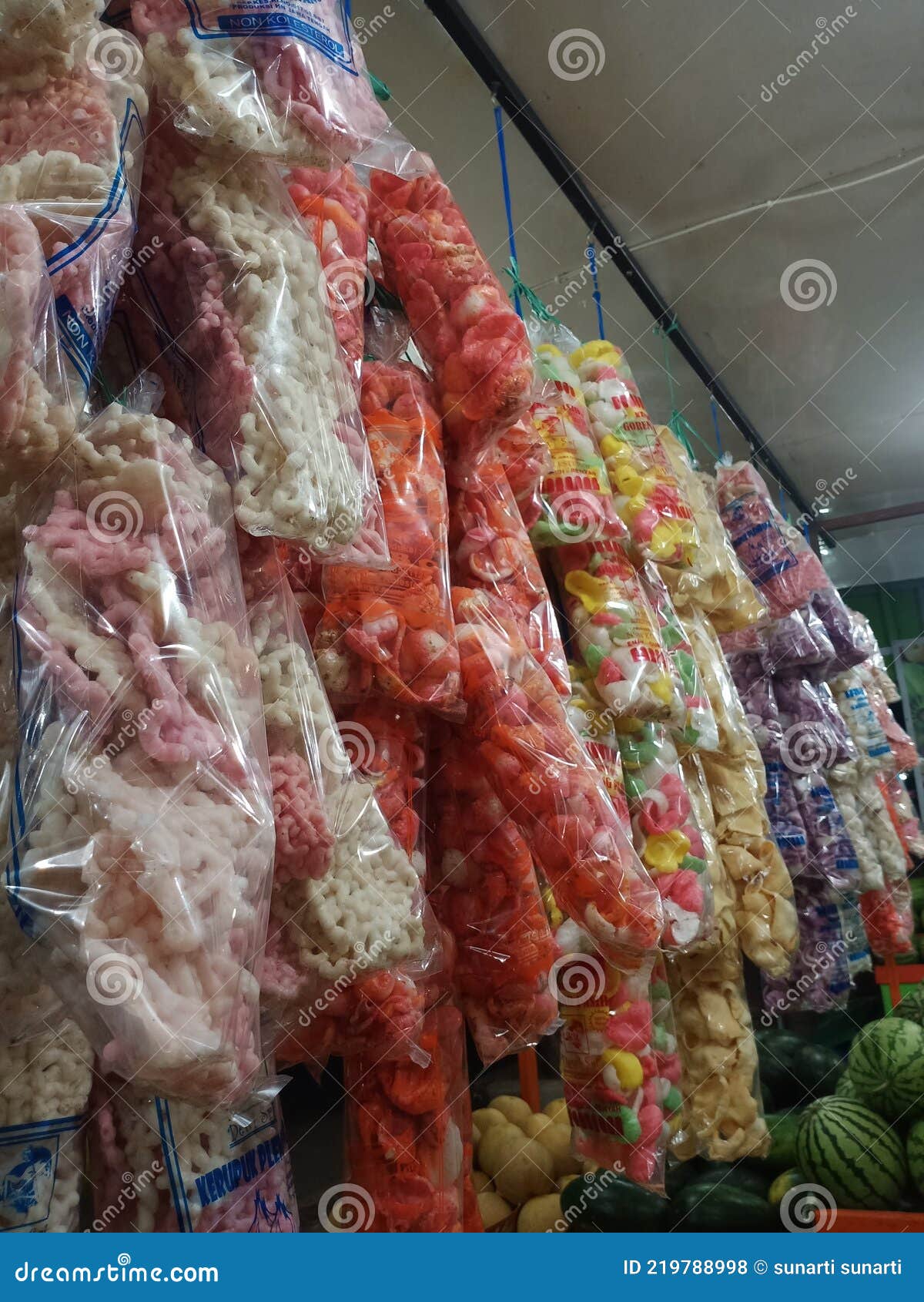 Colorful Crakers from Indonesia Editorial Stock Photo - Image of dish ...