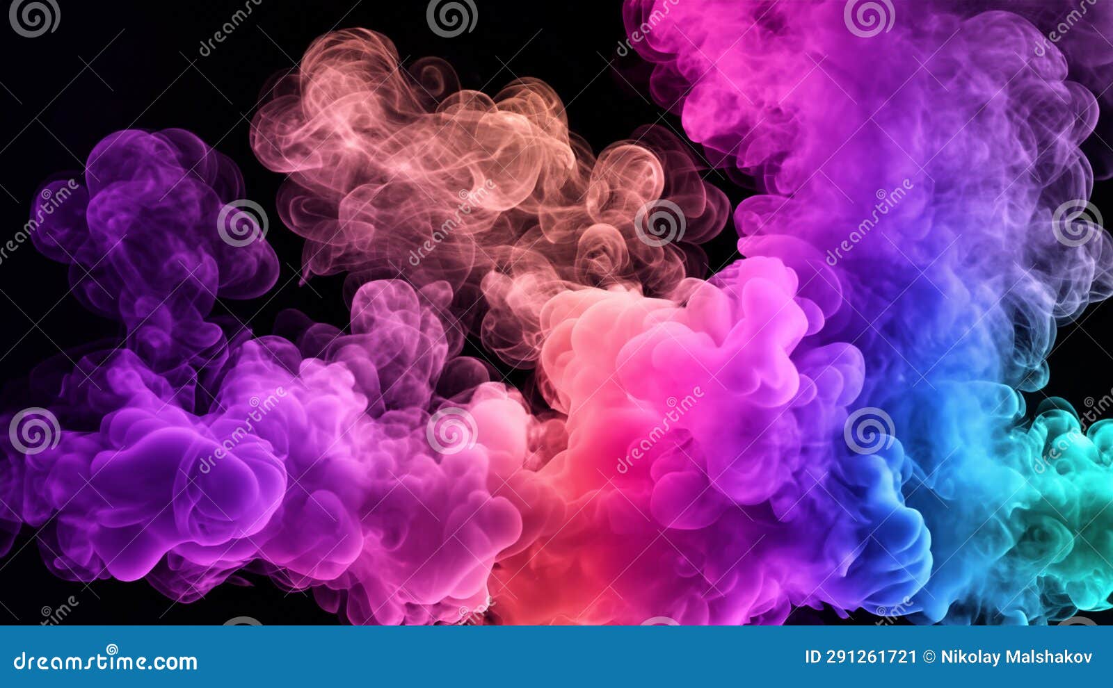 Colorful Creations: Smoke Art As a Backdrop Stock Image - Image of ...