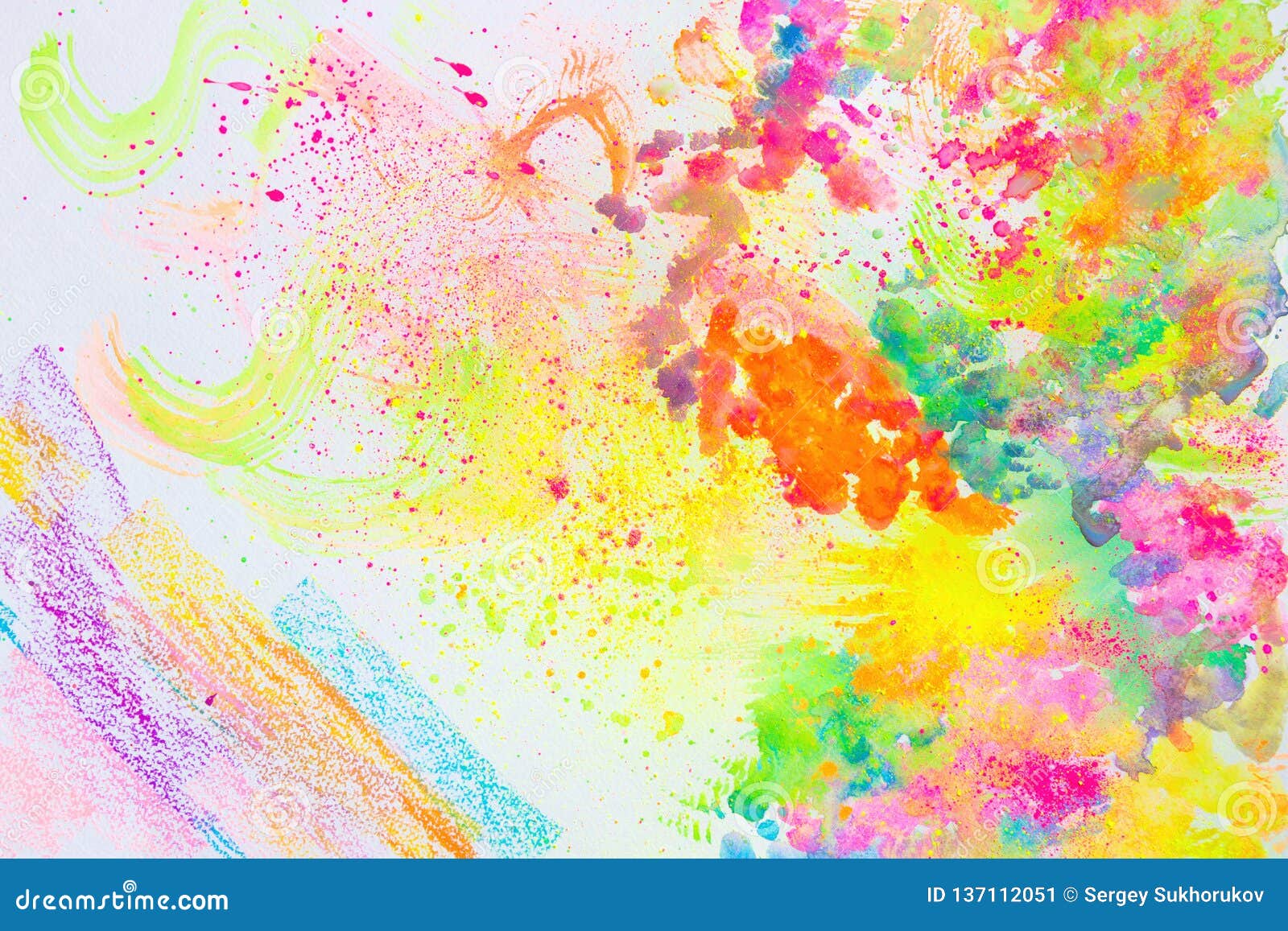 Colorful Creative Abstract Art Stock Image - Image of background ...