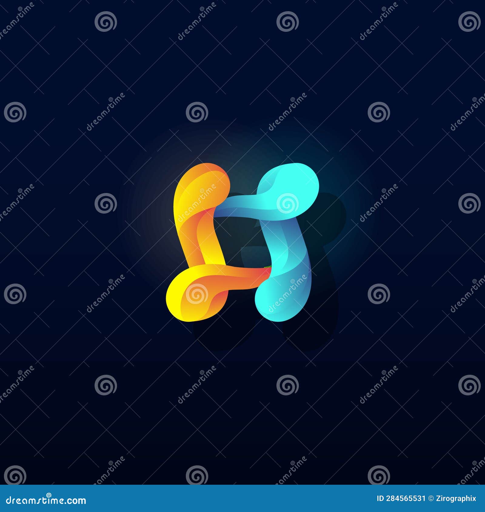 Colorful Creative Abstract Icon Logo Design Stock Vector - Illustration ...