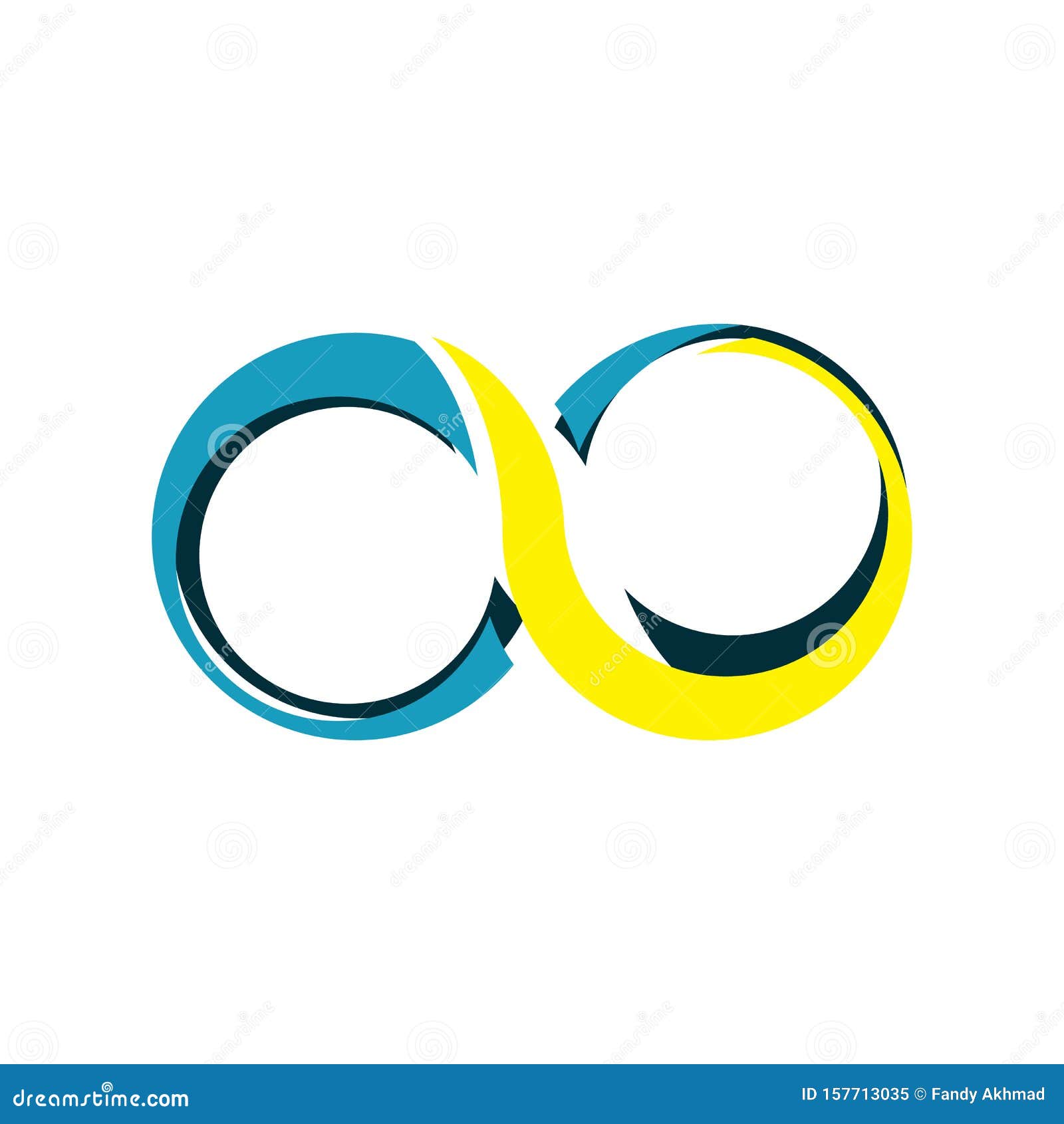 Colorful Creative Concept of Infinity Logo Design Vector Illustrations ...