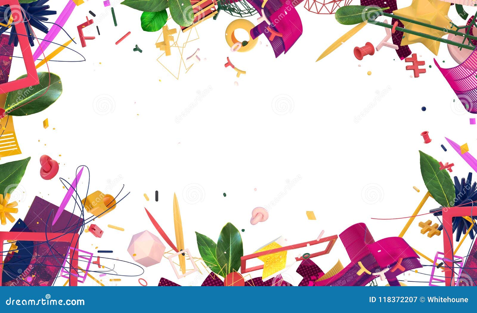 Abstract creative frame stock image. Image of fancy - 118372207