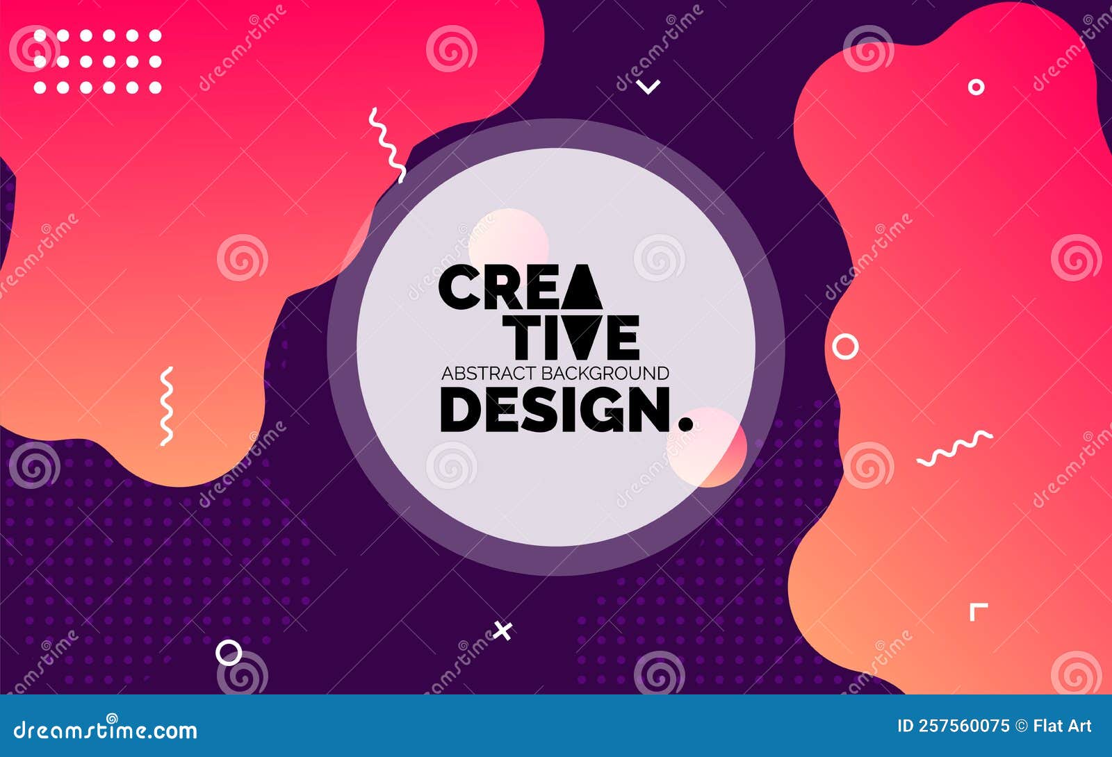 Colorful Creative Template Banner with Gradient Color. Design with ...