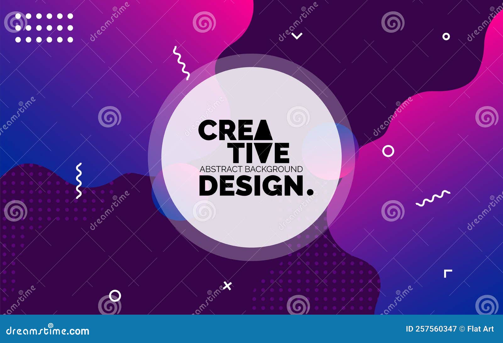 Colorful Creative Template Banner with Gradient Color. Design with ...