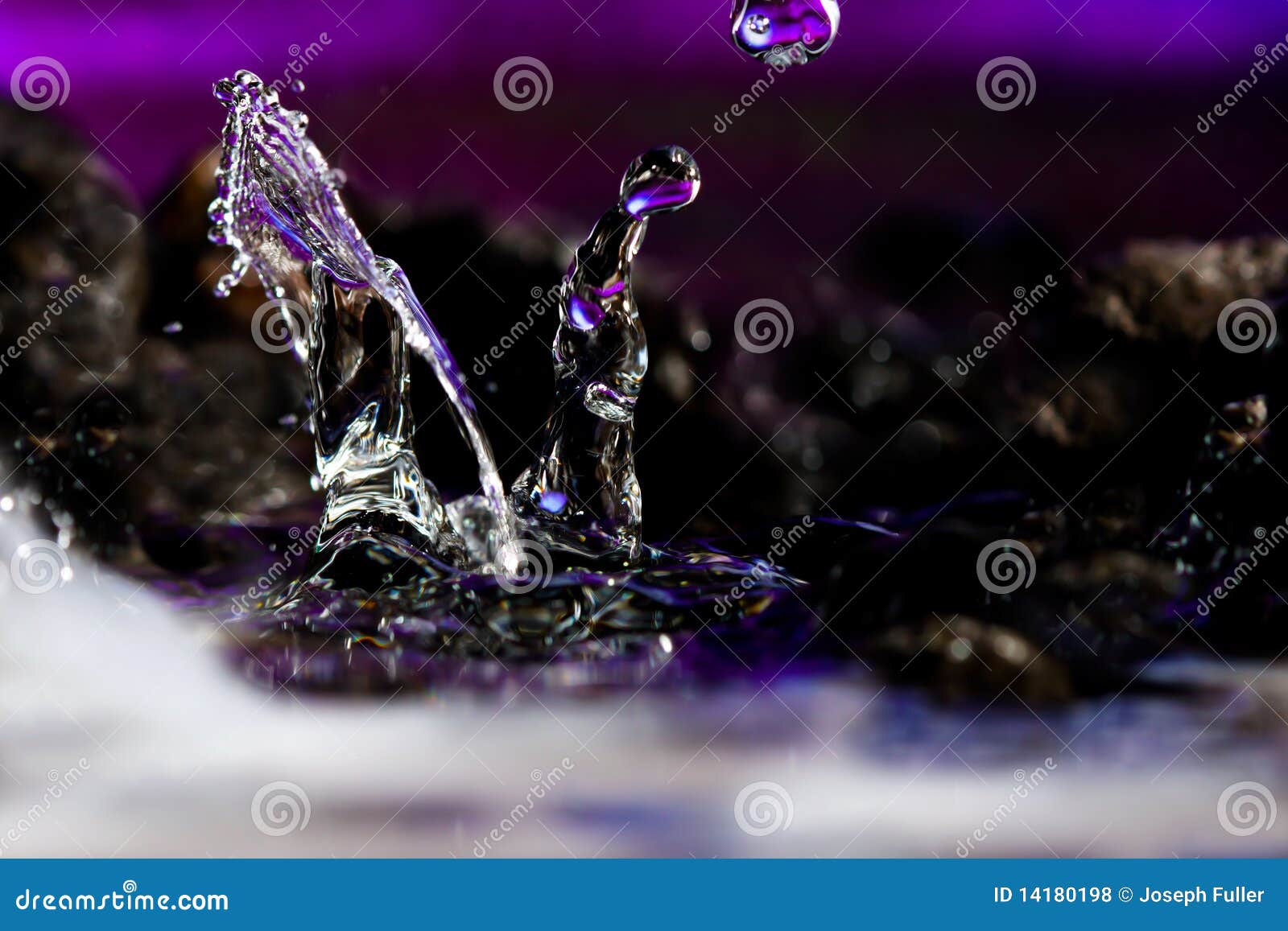 Colorful and Creative Water Drop Landscapes Stock Photo - Image of mist ...