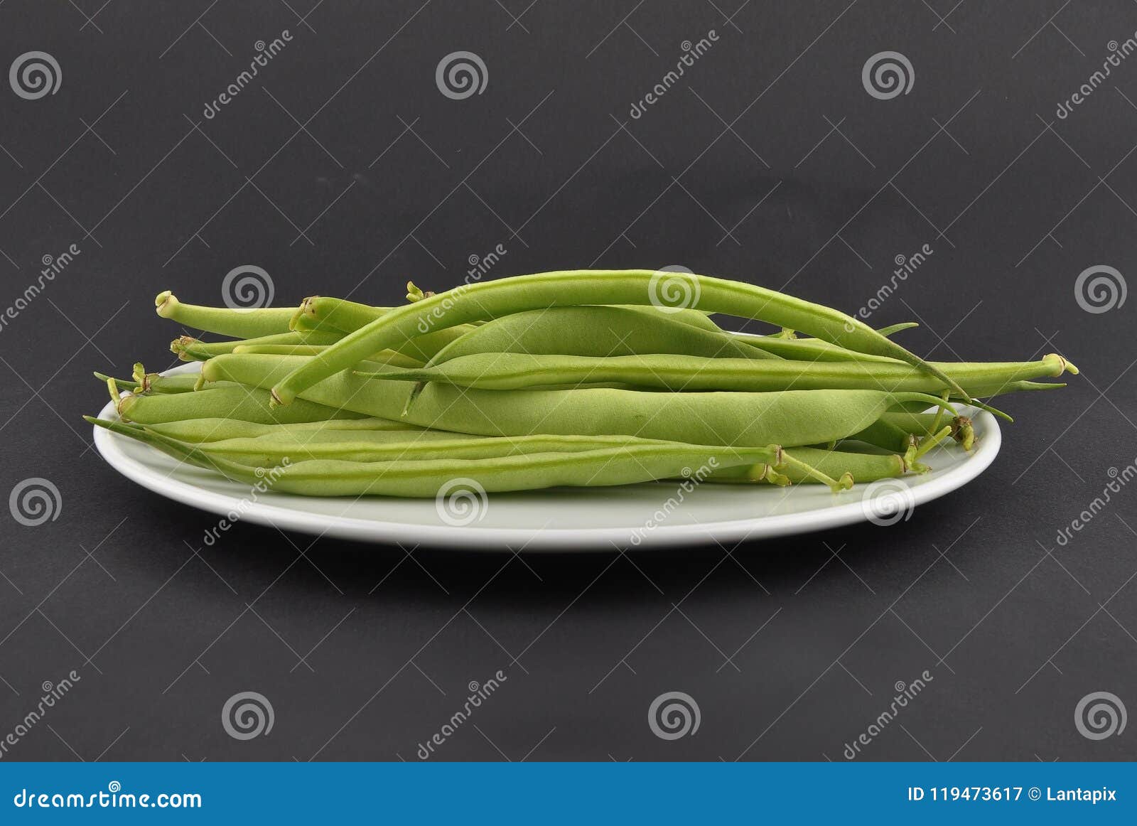 Common bean on plate stock image. Image of beans, common - 119473617