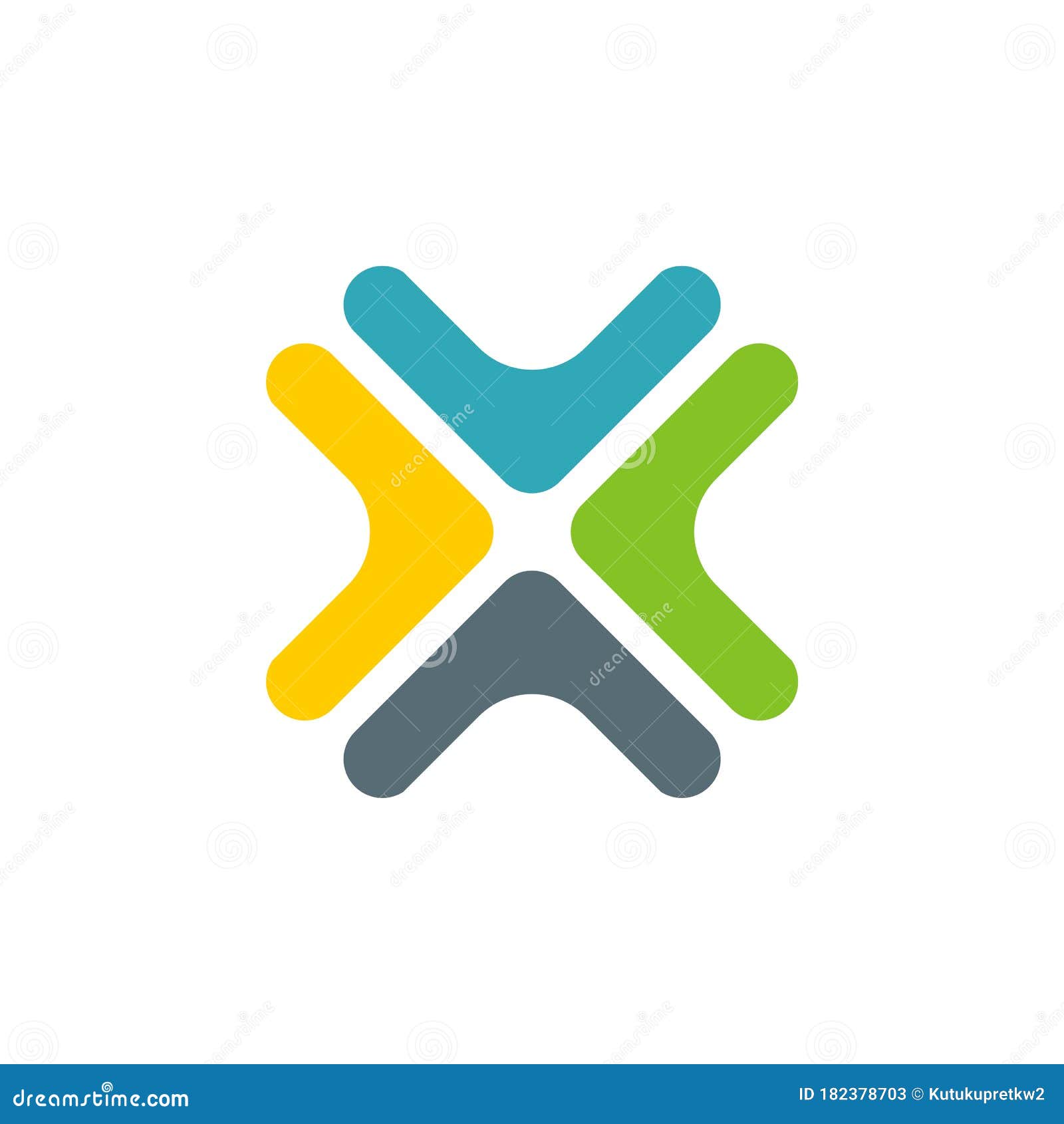 Colorful Cross Logo Template Illustration Design. Vector EPS 10 Stock ...