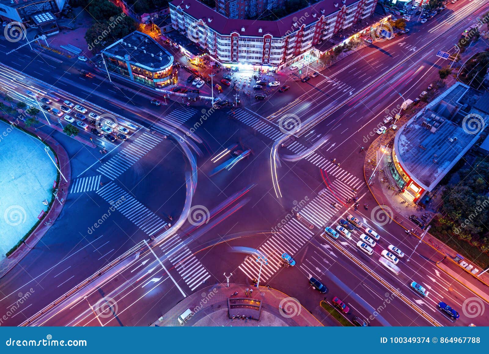 Colorful crossroads editorial stock image. Image of colorful - 100349374