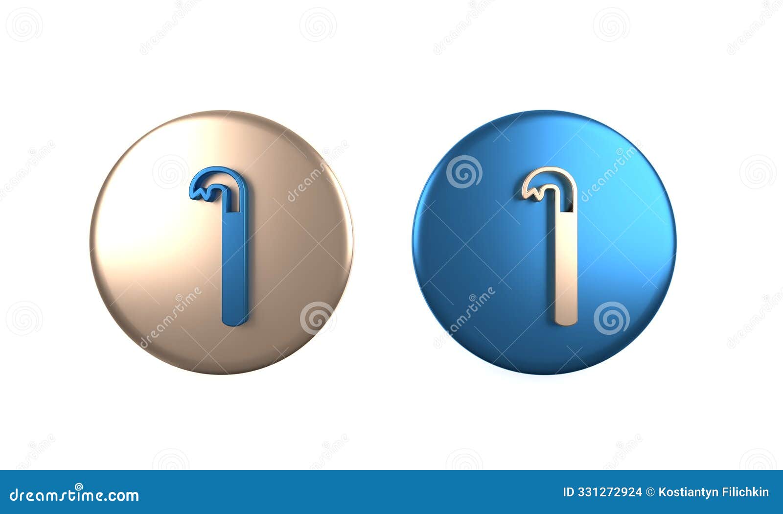 Crowbar Icon Showing Tool Used For Prying Open Vector Illustration ...