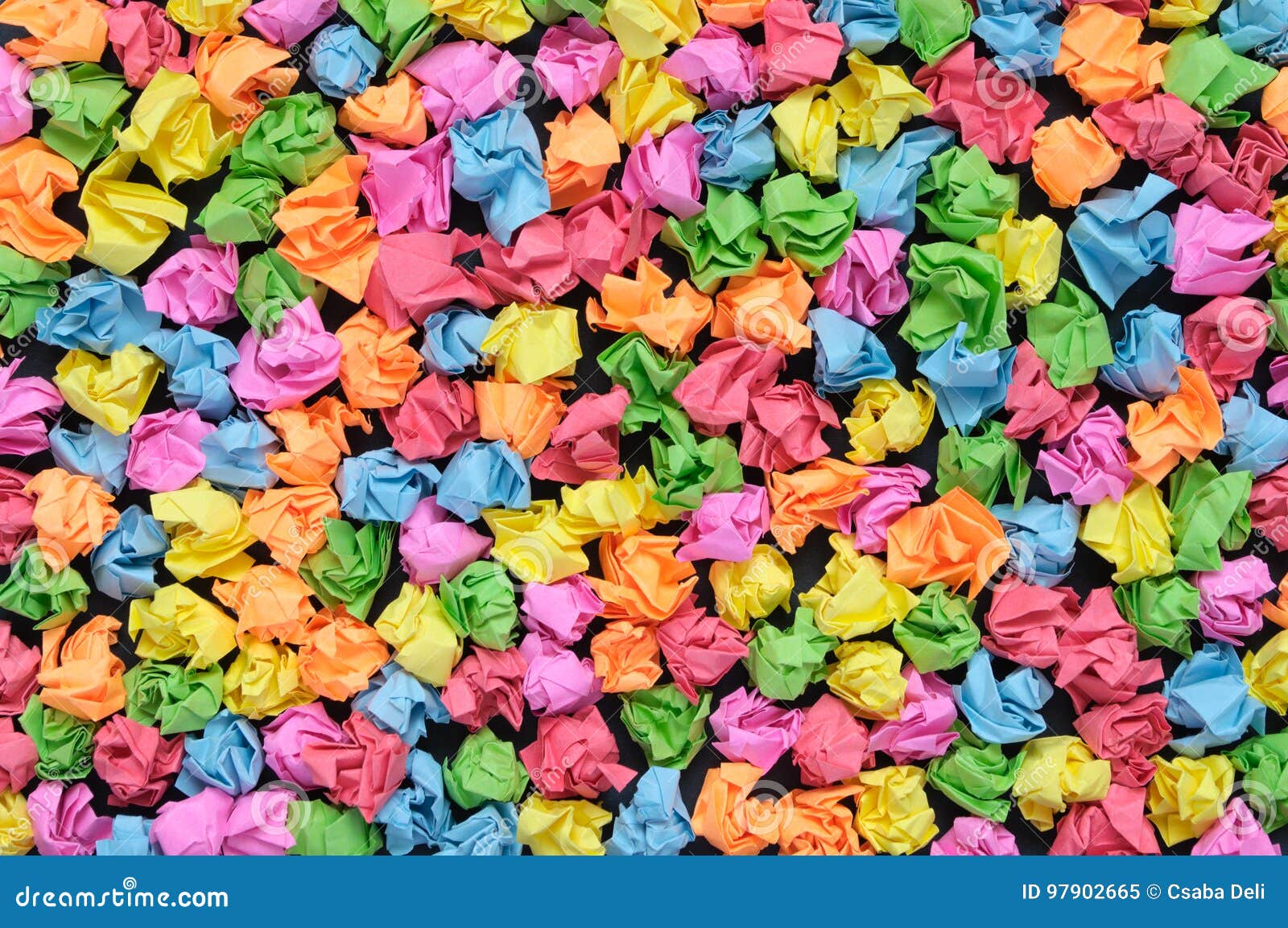 Colorful Crumpled Paper Texture Royalty-Free Stock Photo ...