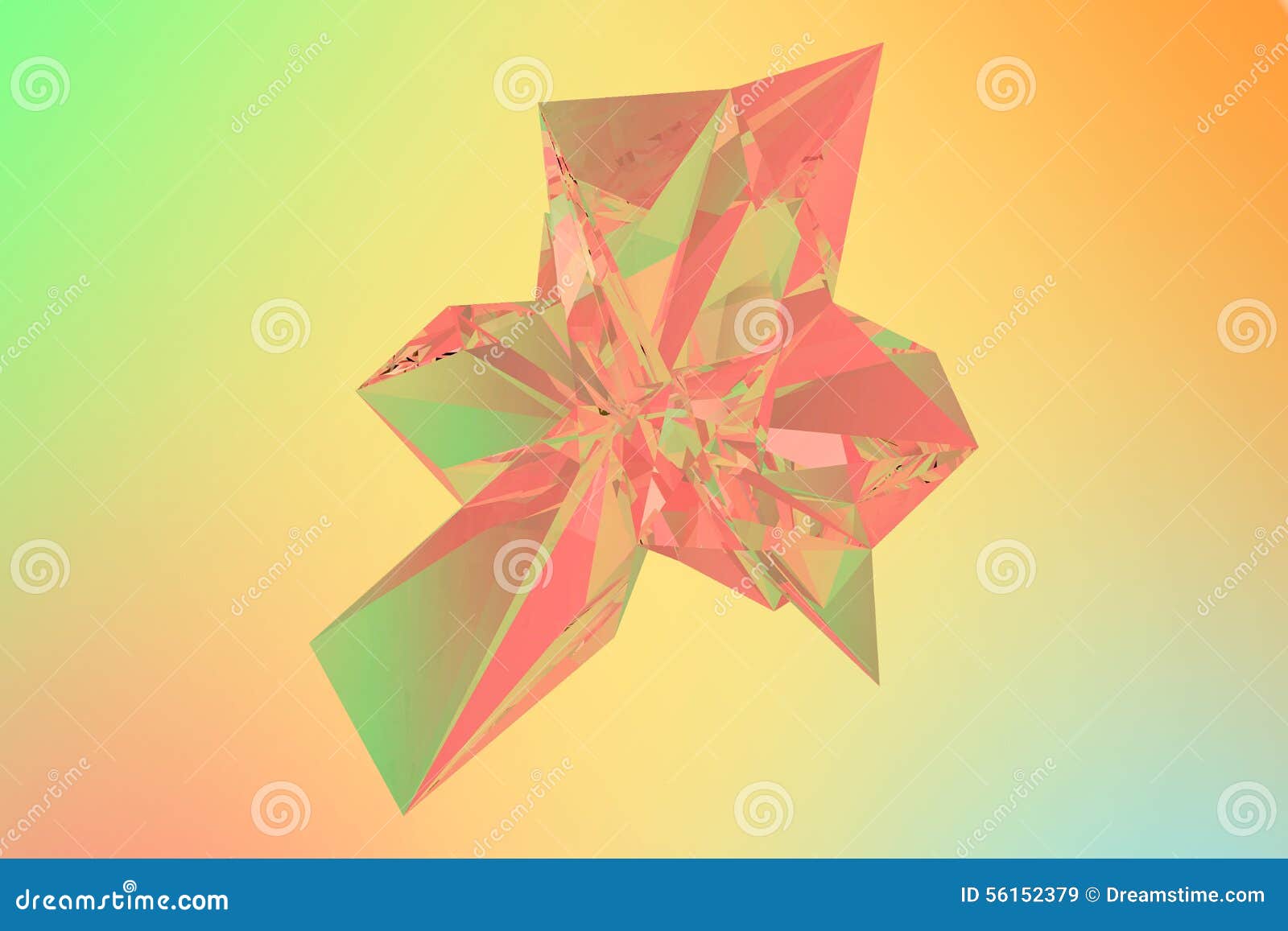 Colorful Crystal Background Wallpaper Stock Illustration - Illustration ...