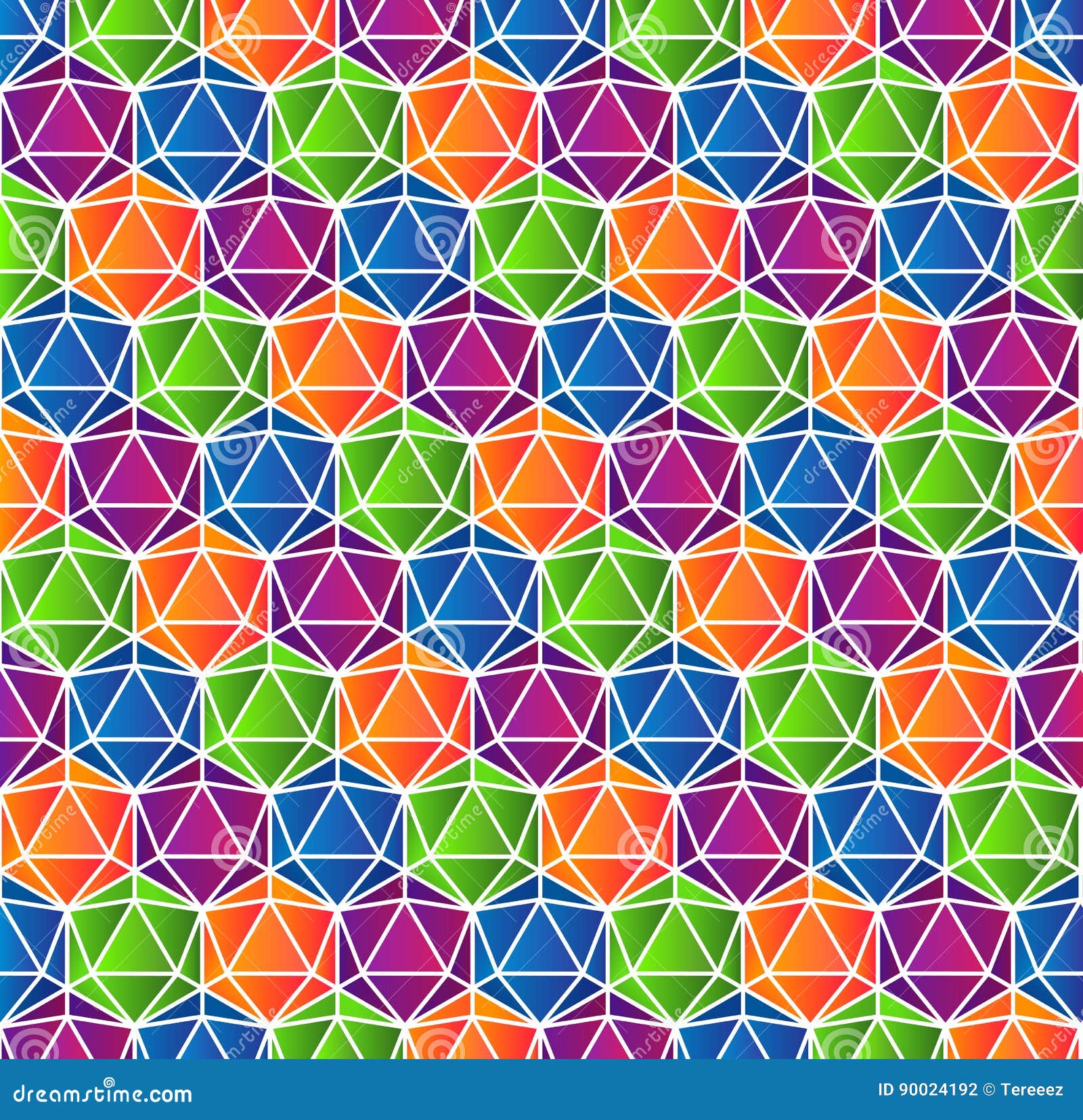 Colorful Crystal Gradient Background Vector Geometry Concept Stock ...