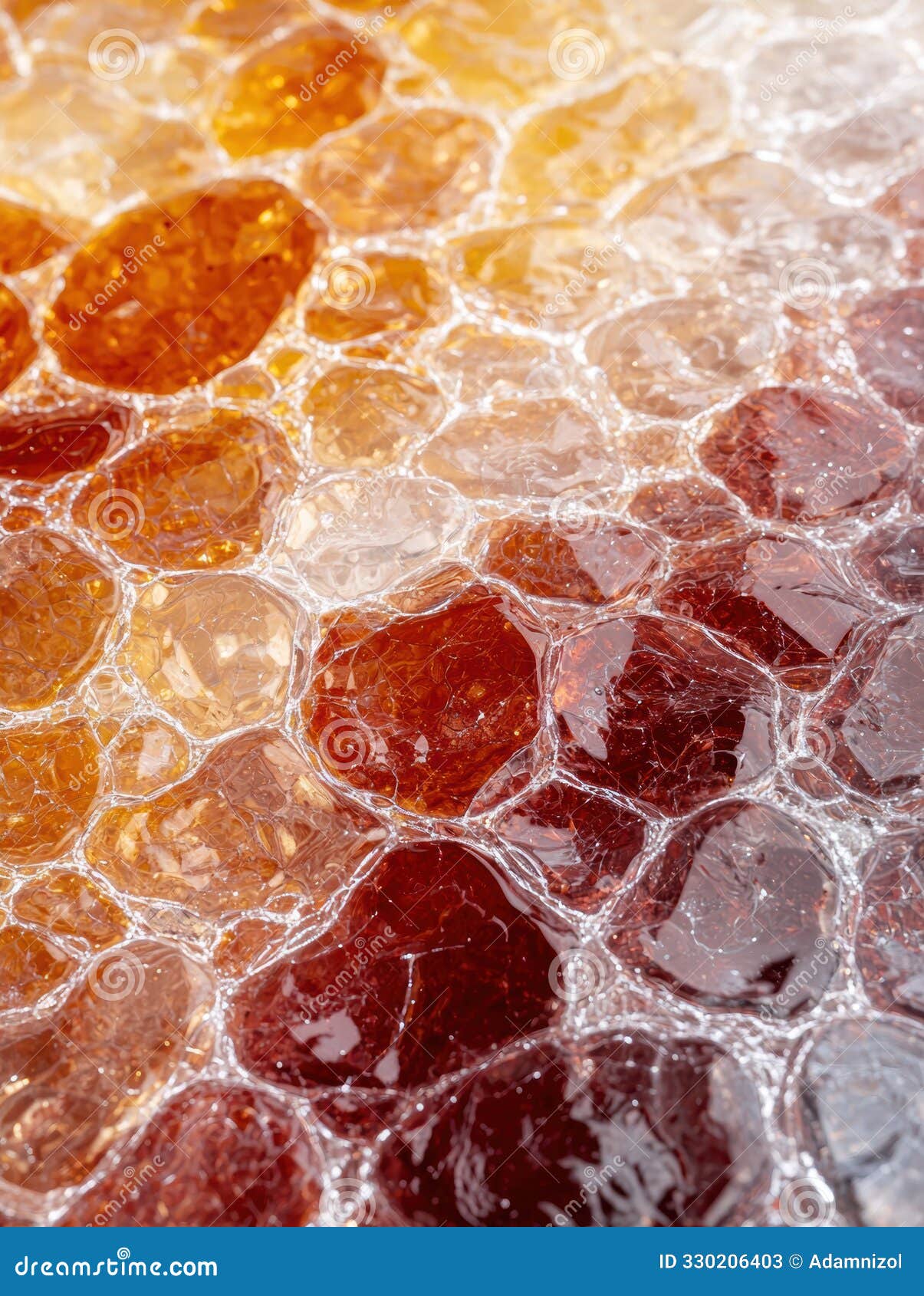 Colorful Crystallized Honey Texture Stock Illustration - Illustration ...