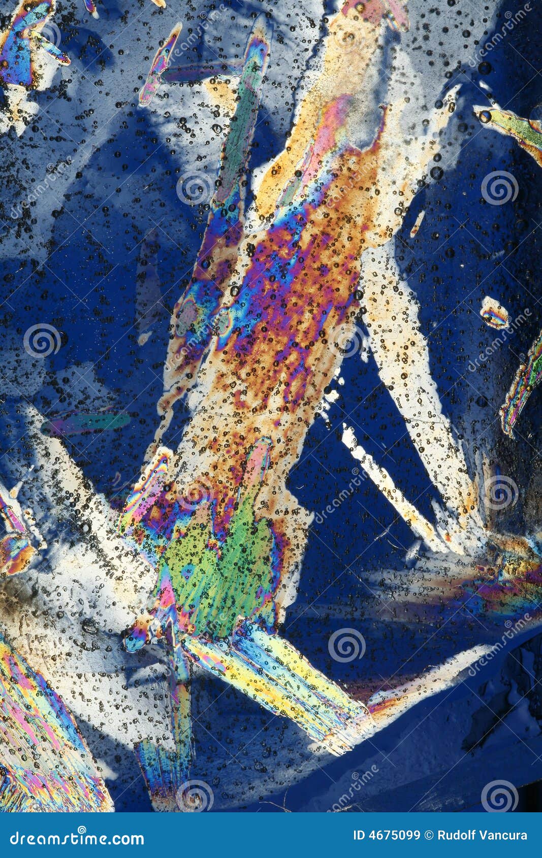 Colorful Crystals of Ice stock image. Image of detail - 4675099