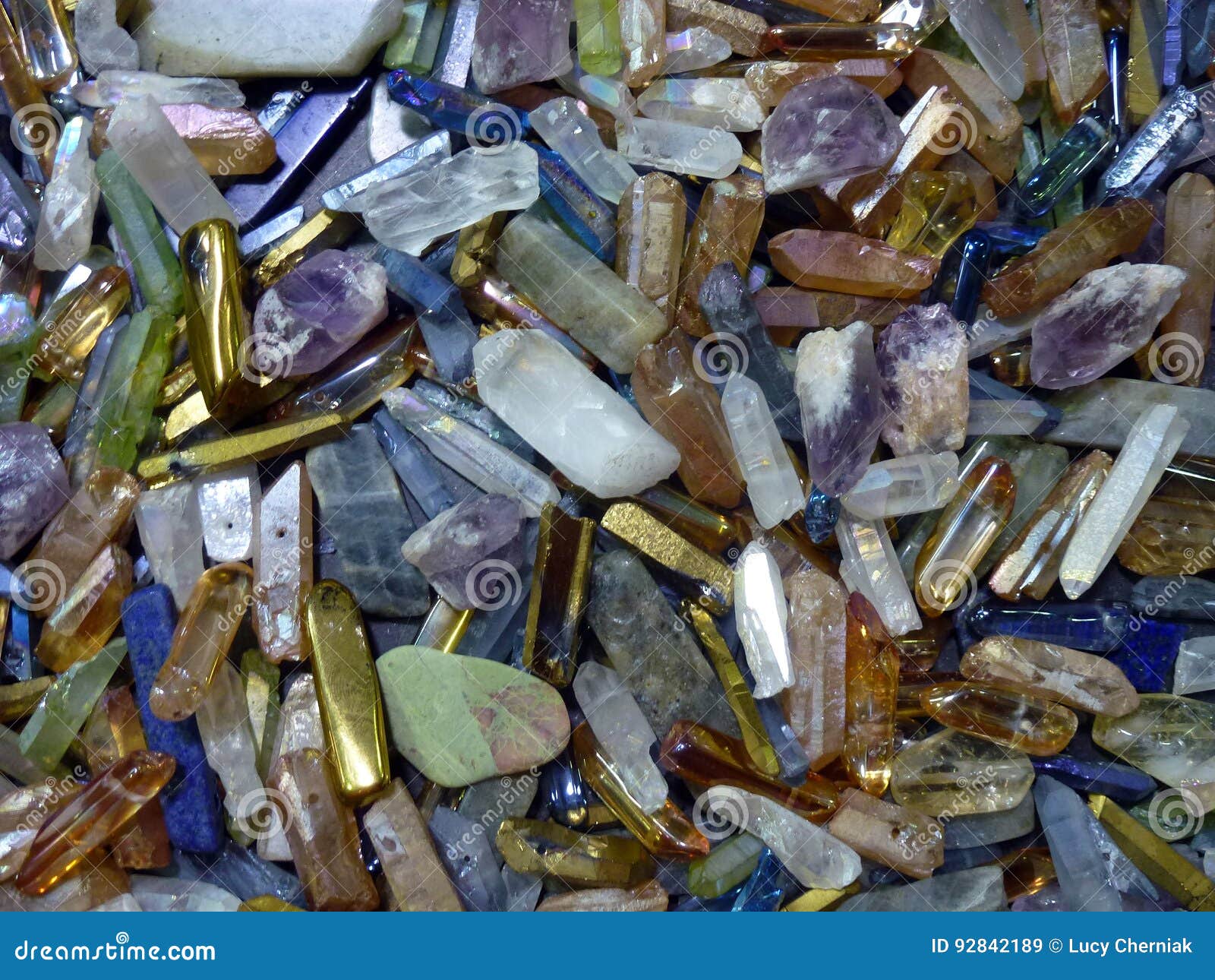 Colorful Crystals stock image. Image of shape, mineral - 92842189