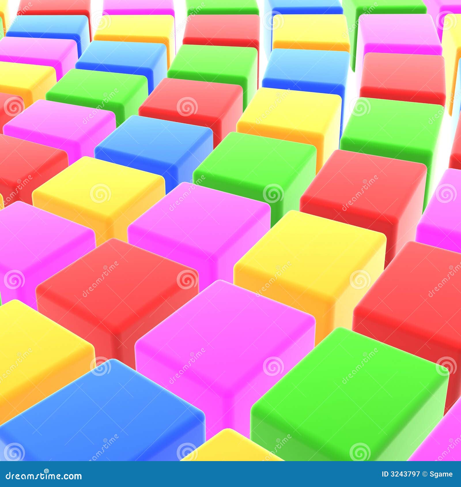 Colorful cube background stock illustration. Illustration of cubes ...