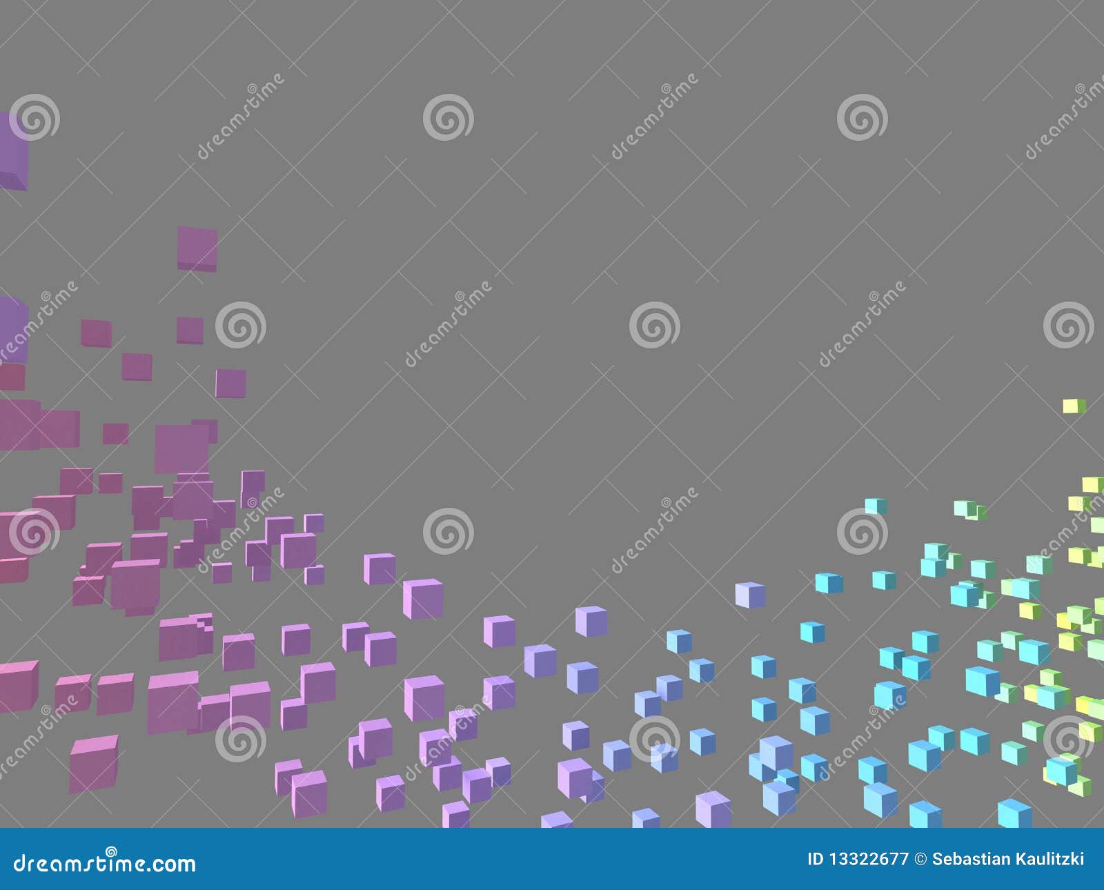 Colorful cubes stock illustration. Illustration of build - 13322677