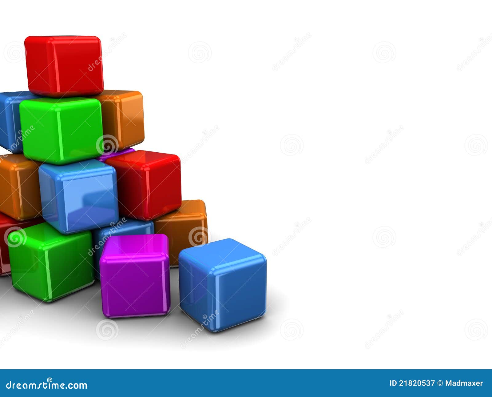 Colorful 3d Cubes Wallpaper Hd Wallpapers Royalty-Free Stock Image ...
