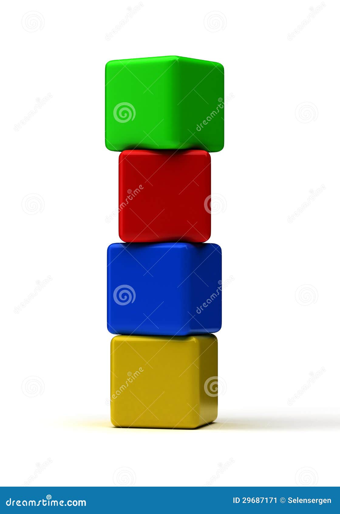 Colorful Cubes stock illustration. Illustration of solid - 29687171