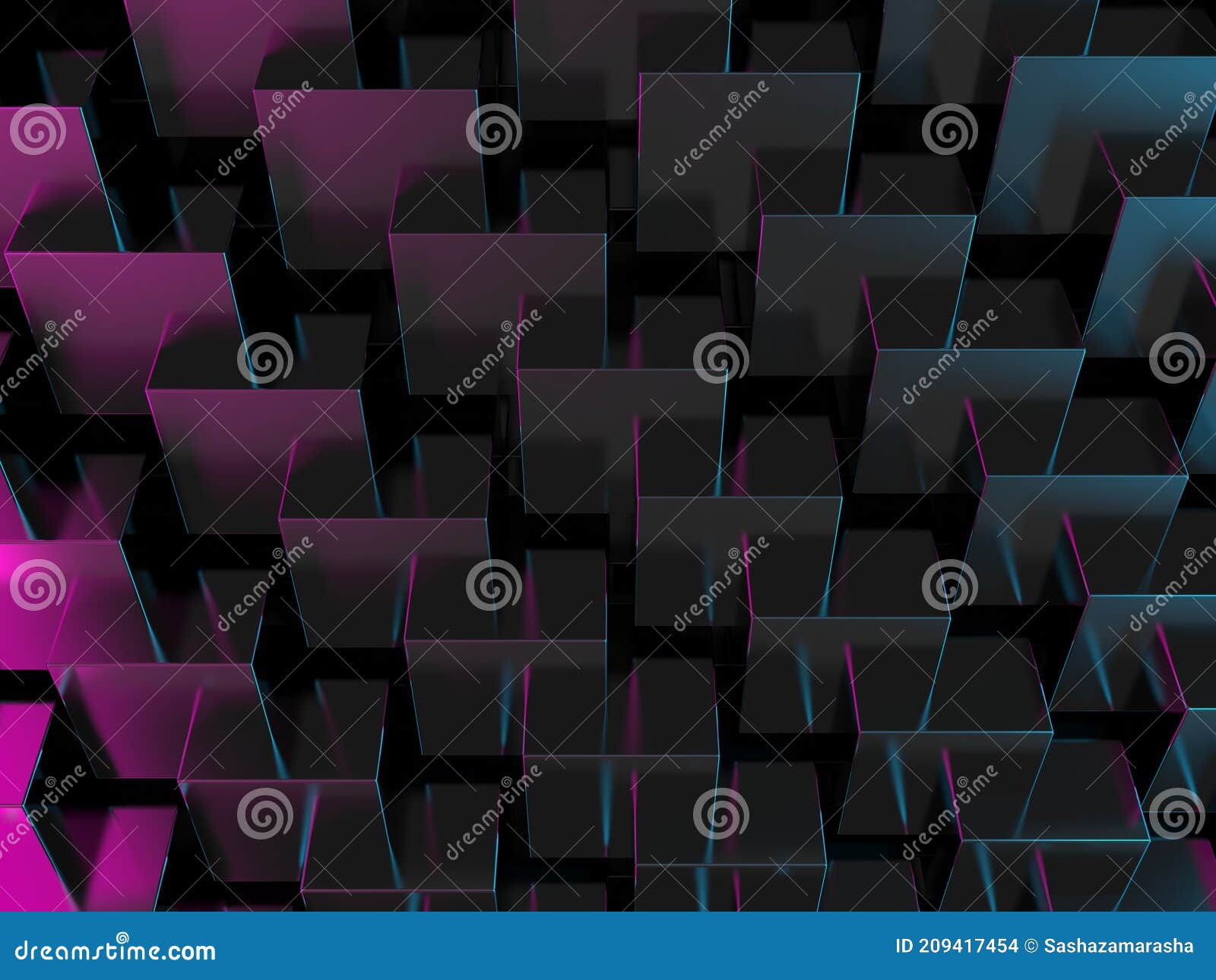 Colorful Cubes Blocks Chaotic Construction Background Stock ...