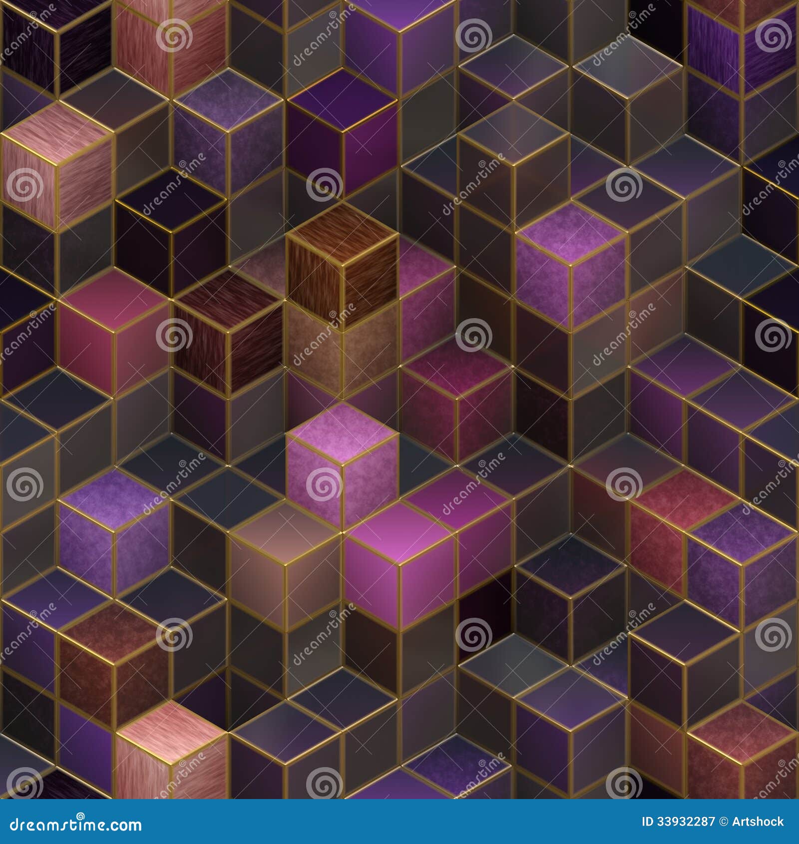 Colorful cubes stock illustration. Illustration of colourful - 33932287