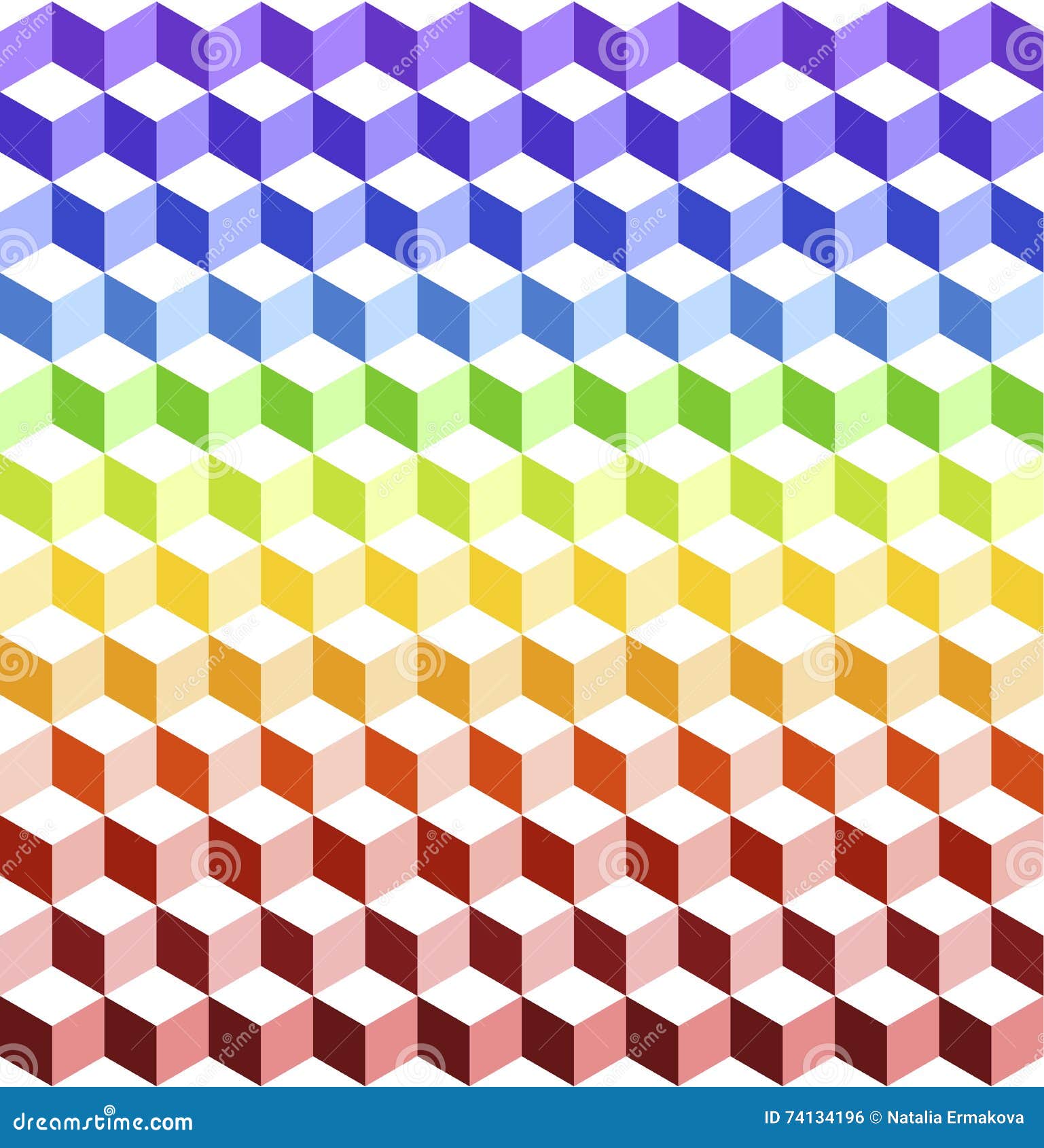 Colorful cubes stock vector. Illustration of texture - 74134196