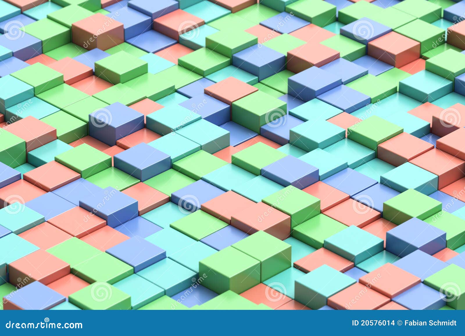 Colorful cubic background stock illustration. Illustration of cubic ...
