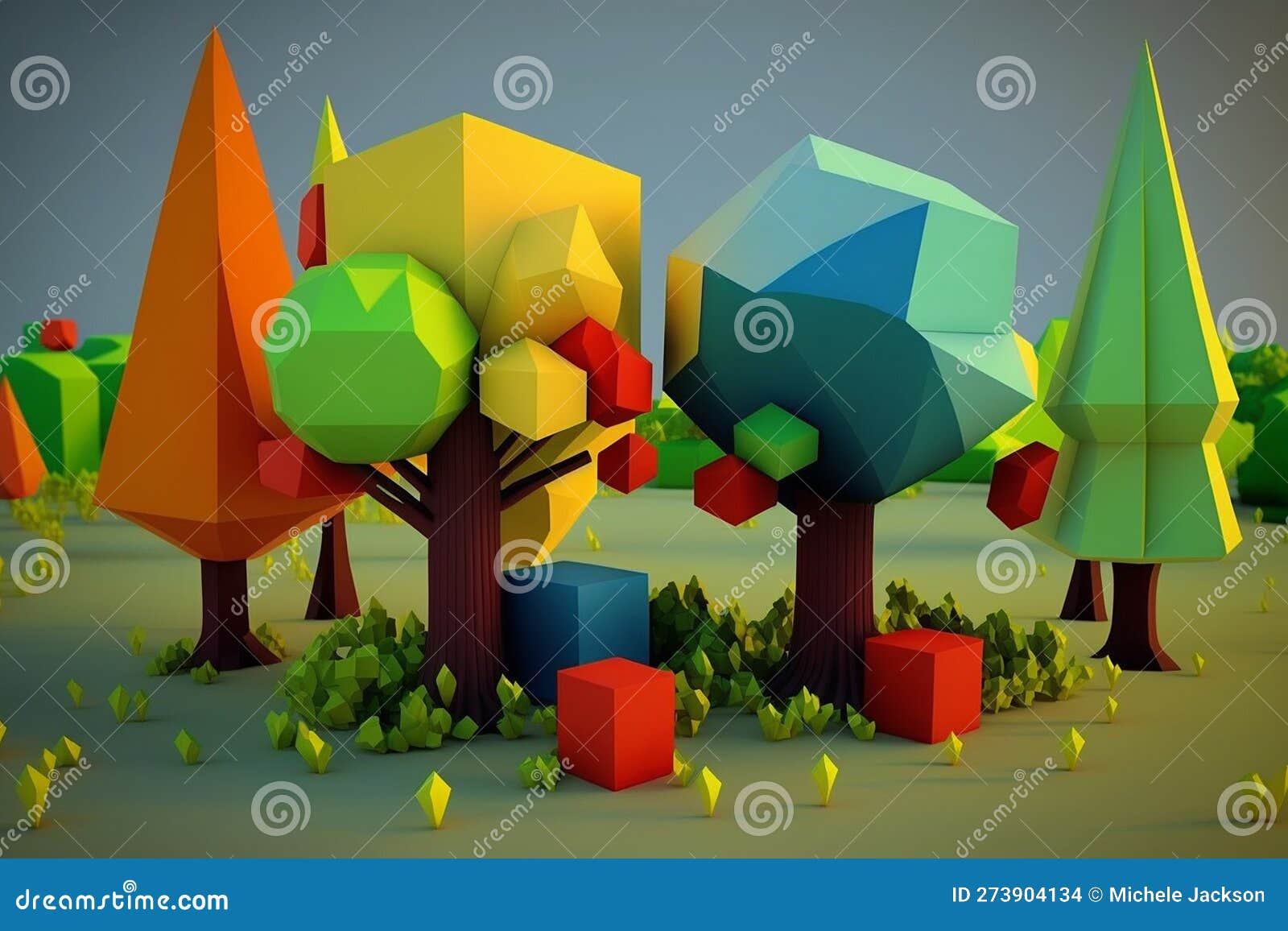 Colorful Cubic Building Blocks Created by Generative Ai Stock ...