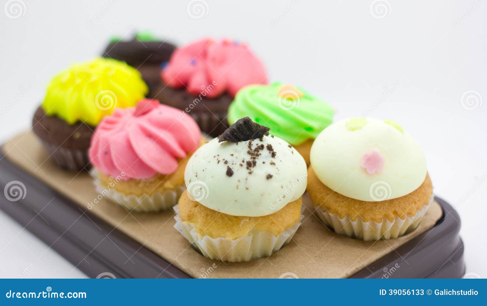 Colorful Cup Cake stock image. Image of baked, muffin - 39056133