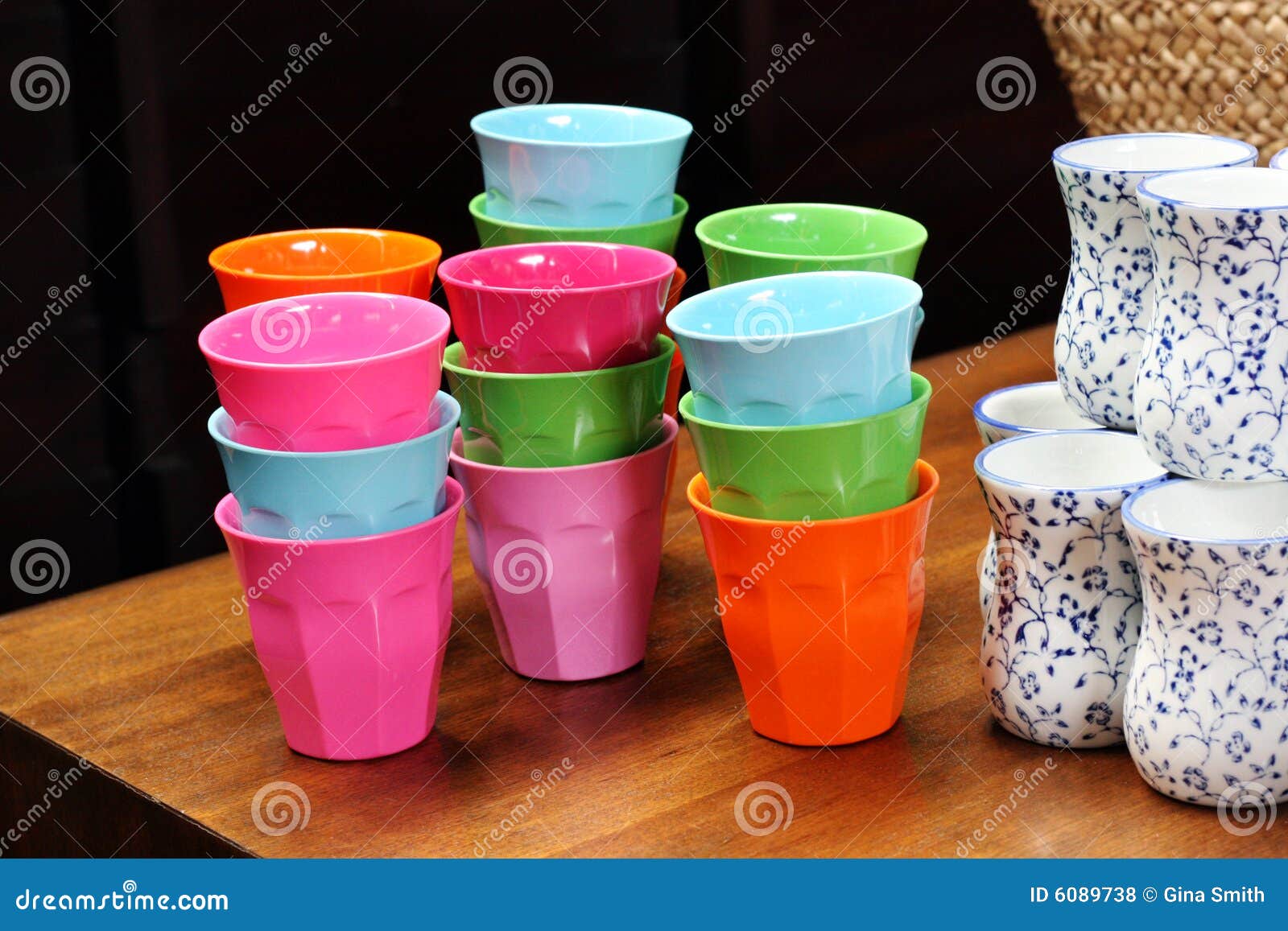 Colorful cups stock photo. Image of cups, lifestyle, craft - 6089738