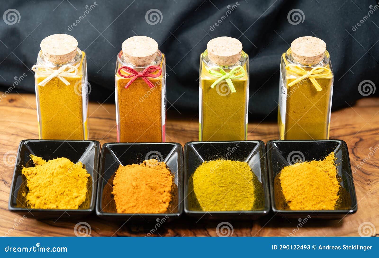 Colorful curry mix stock image. Image of green, food - 290122493