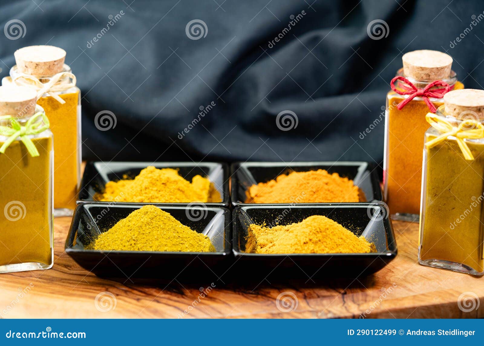 Colorful curry mix stock image. Image of gourmet, ginger - 290122499