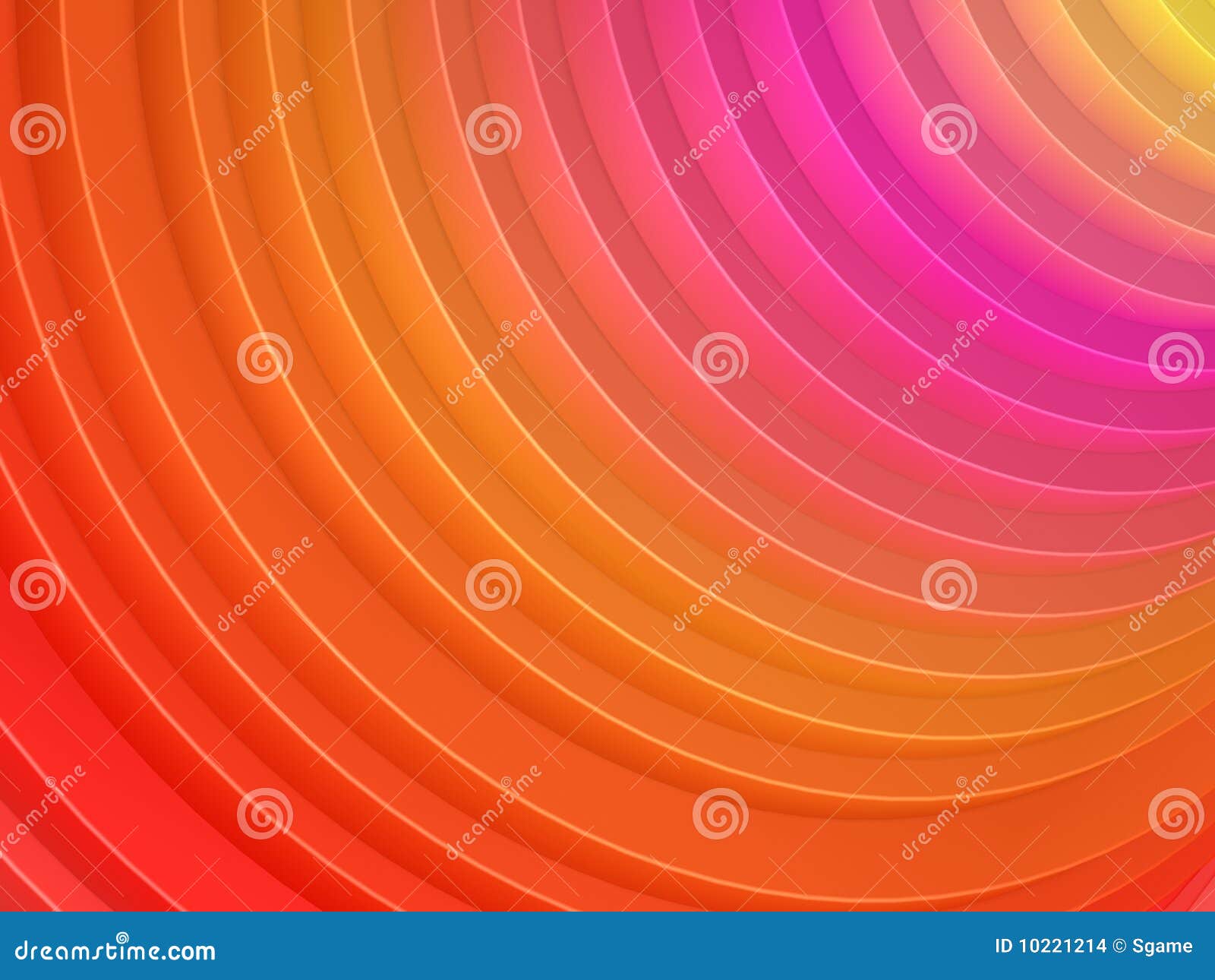 Colorful curve of cylinder stock illustration. Illustration of yellow ...