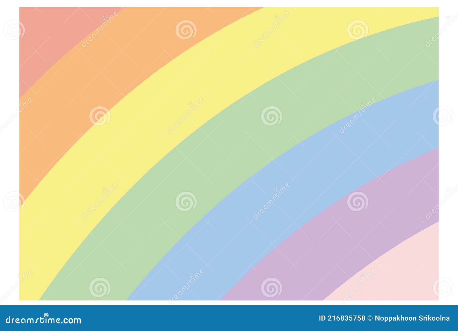 Colorful Curve Pastel Pattern Background Stock Vector - Illustration of ...