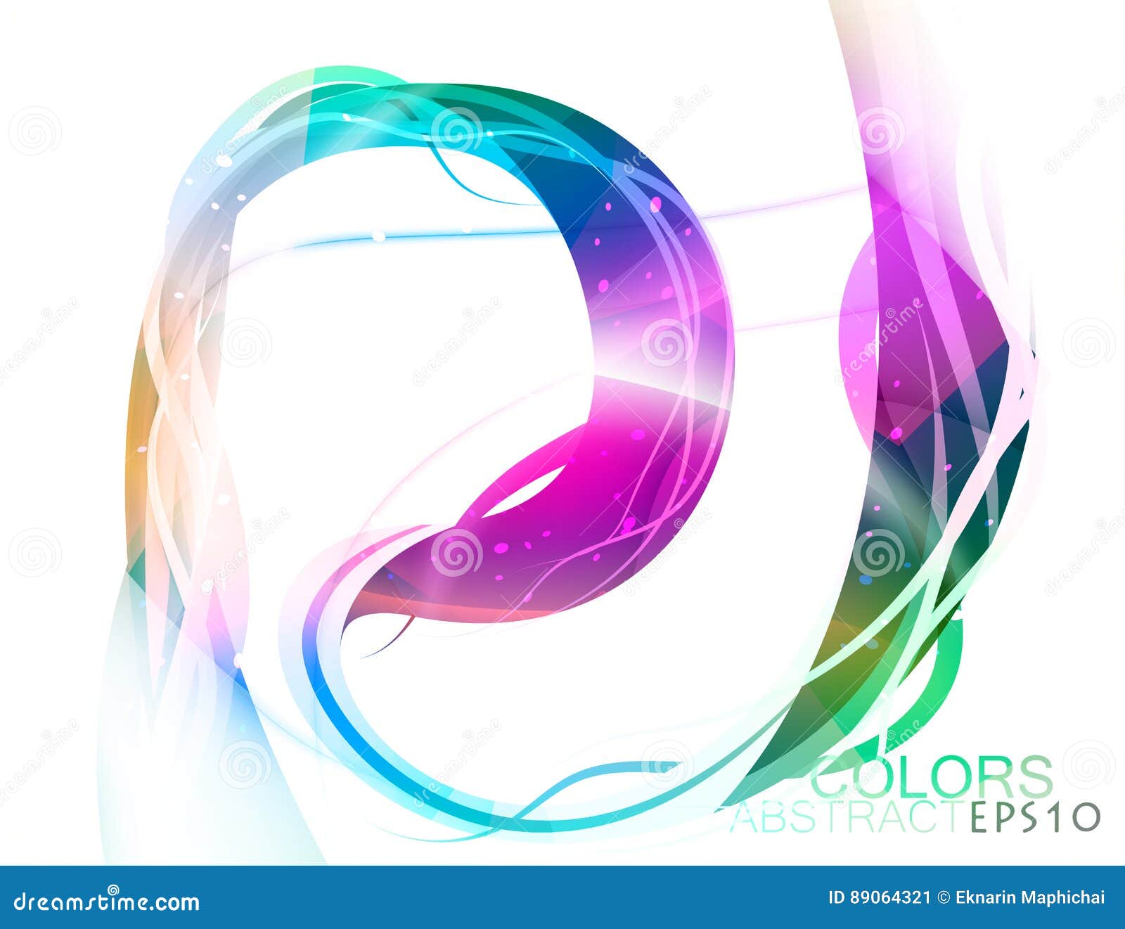 Colorful Curve Scene Vector Stock Vector - Illustration of modern ...