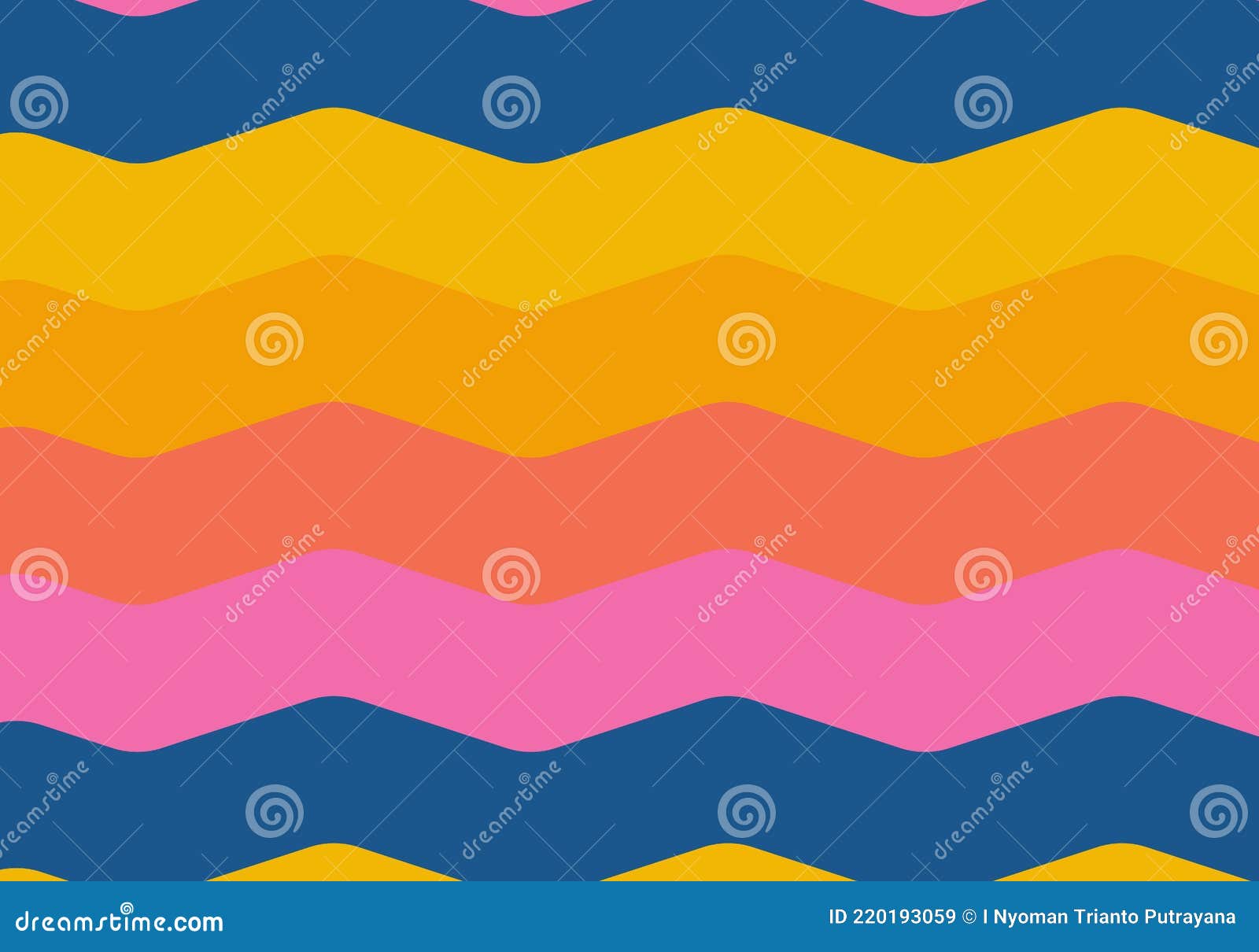 Colorful Curve Stripes Background. Vector Illustration Stock Vector ...