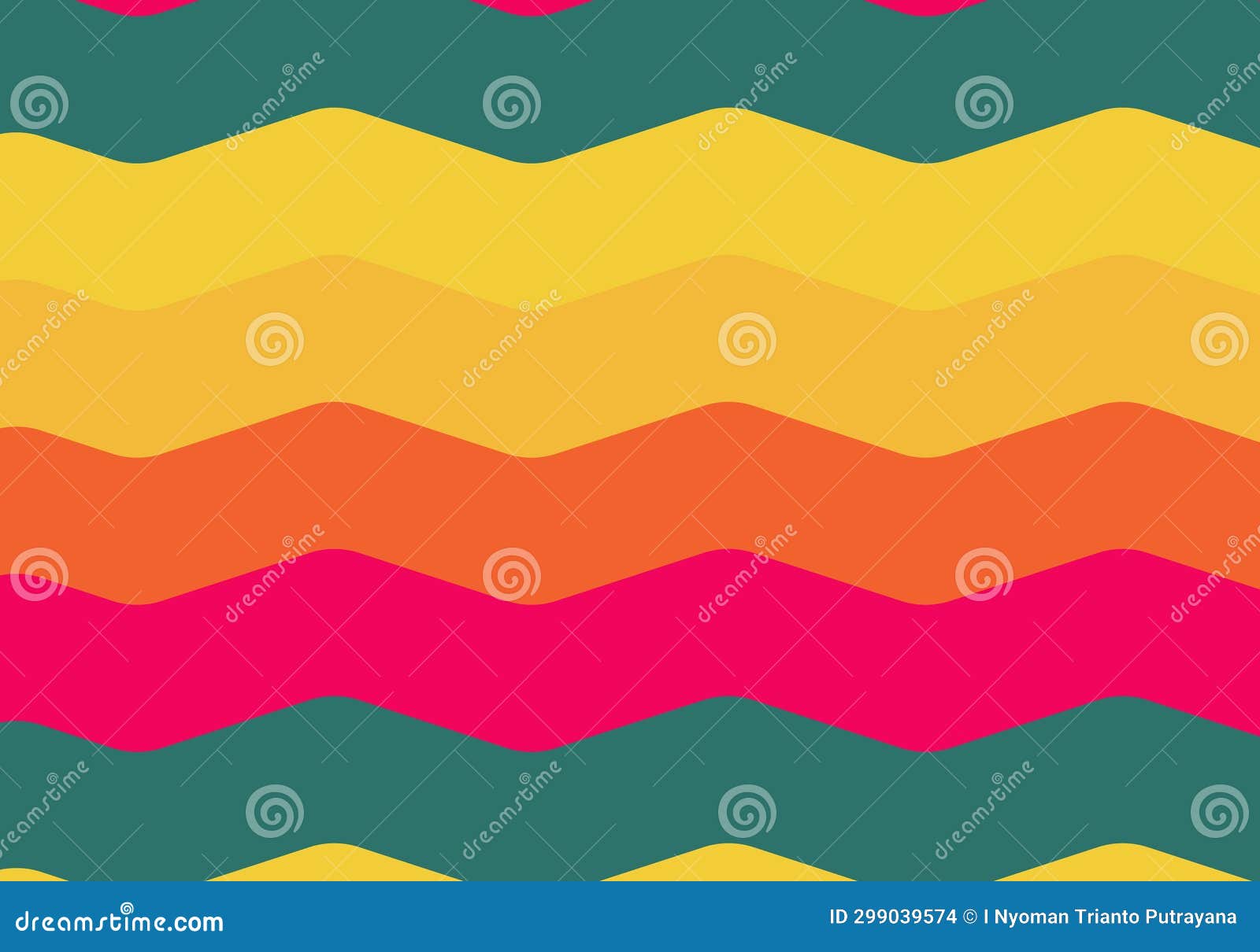 Colorful Curve Stripes Background. Stock Illustration - Illustration of ...