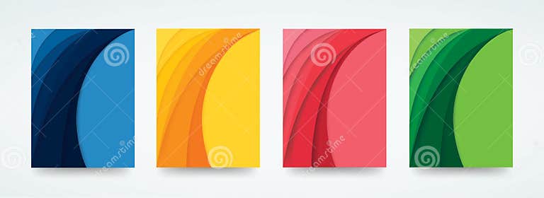 Colorful Curve Template Background Vector Illustration EPS10 Stock ...