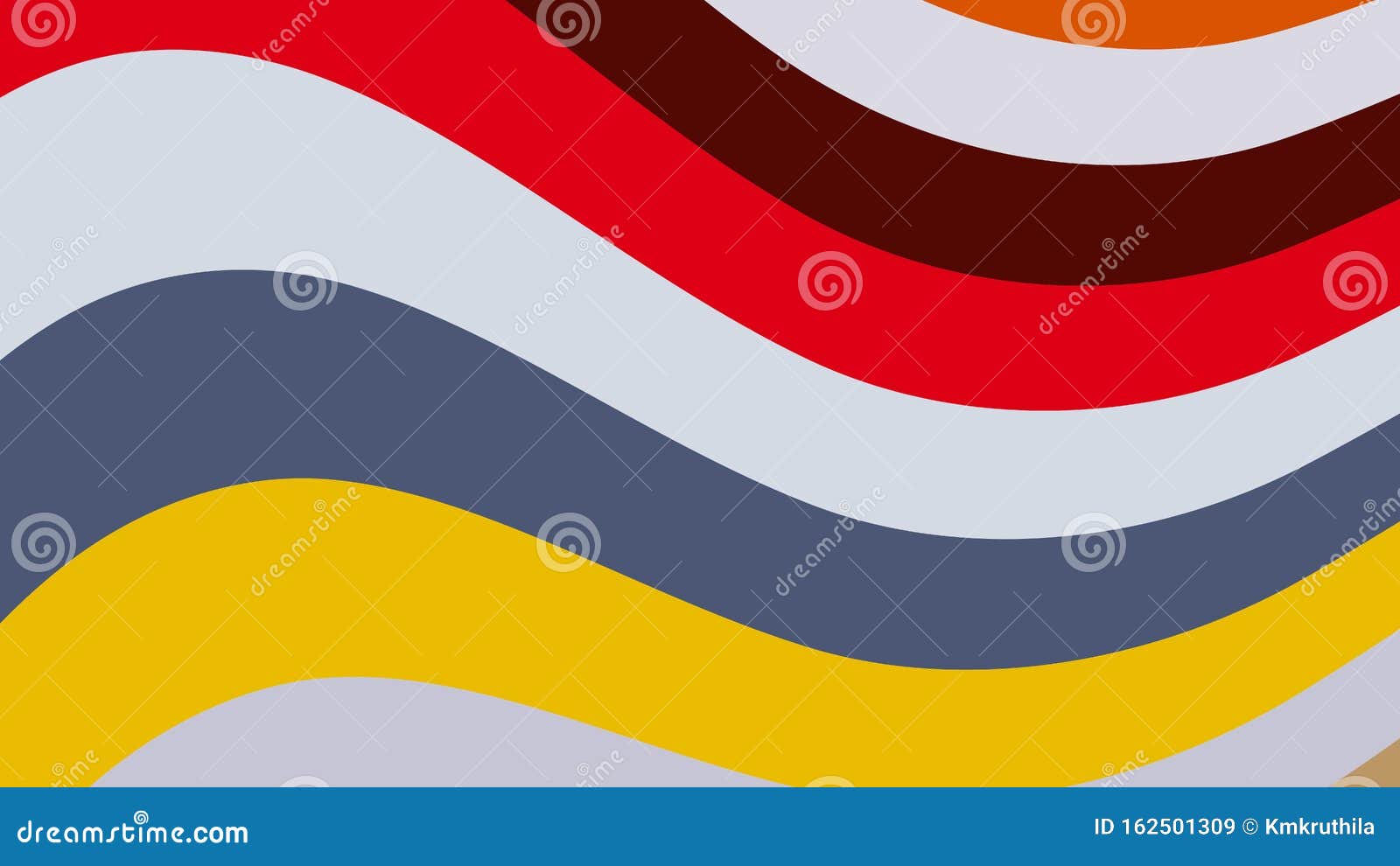 Colorful Curved Stripes Background Stock Vector - Illustration of ...