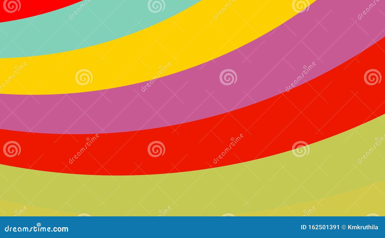 Colorful Curved Stripes Background Stock Vector - Illustration of ...