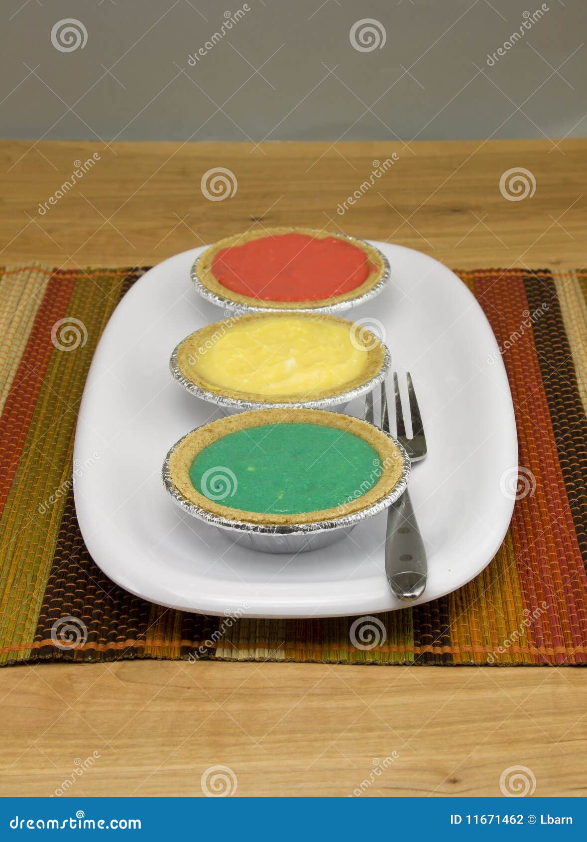 Colorful custard pies stock photo. Image of tart, custard - 11671462