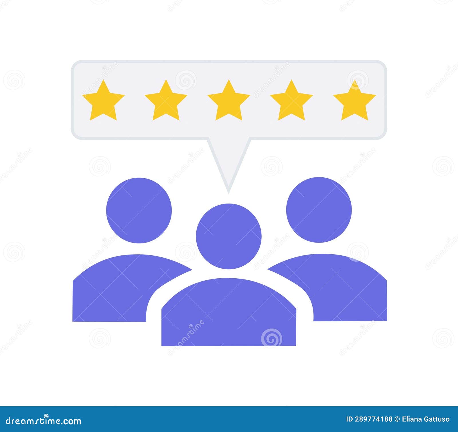 Colorful Customer Feedback Symbol. Stock Illustration - Illustration of ...