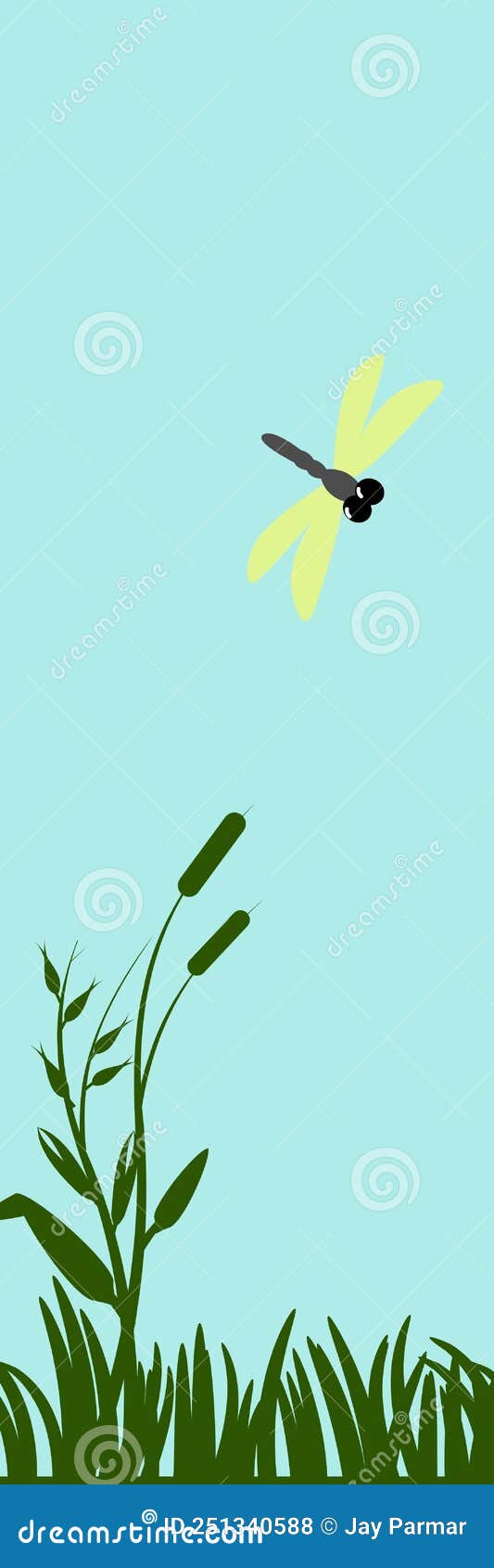 Colorful Cute Illustration Kids Bookmark Stock Illustration ...