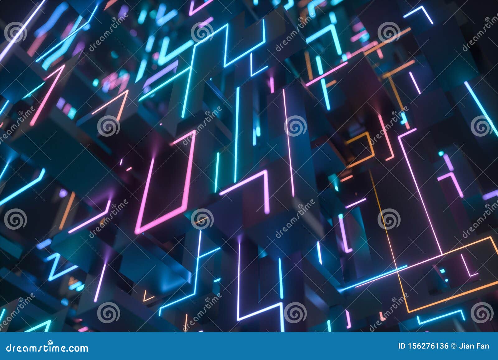 Colorful Cyber Law Layout With Linear Icons Vector Illustration ...