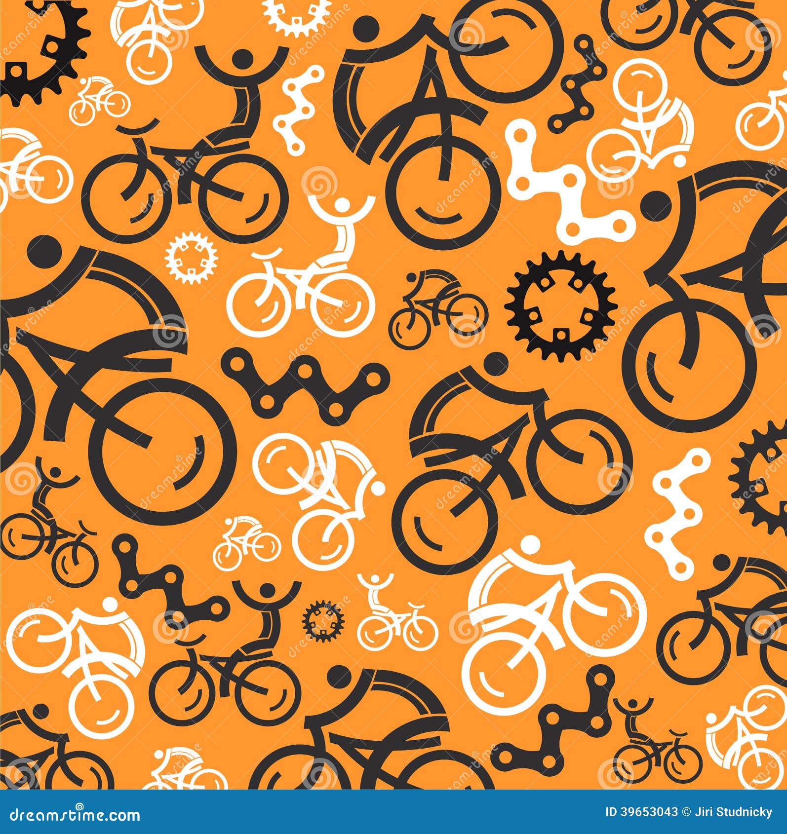 Colorful Cycling Background Stock Vector - Illustration of pattern ...