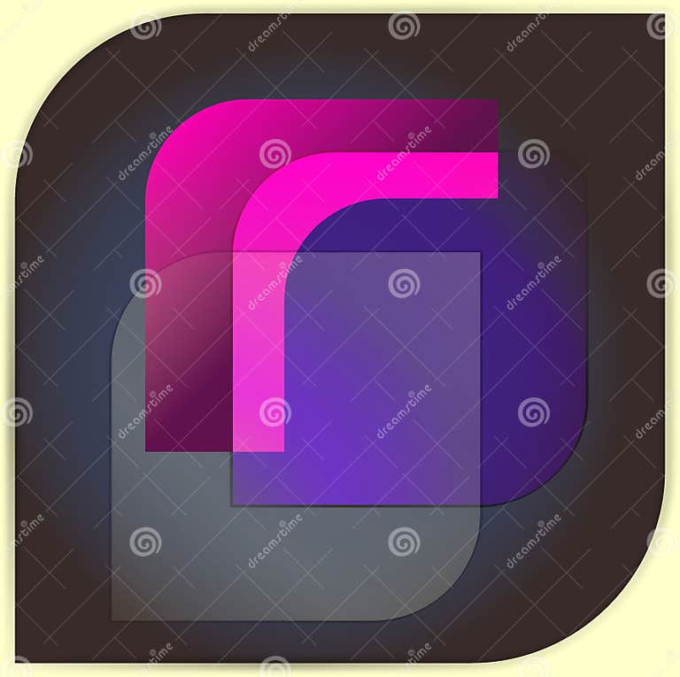Colorful 3d Computer Generated Logo Design Stock Vector - Illustration ...