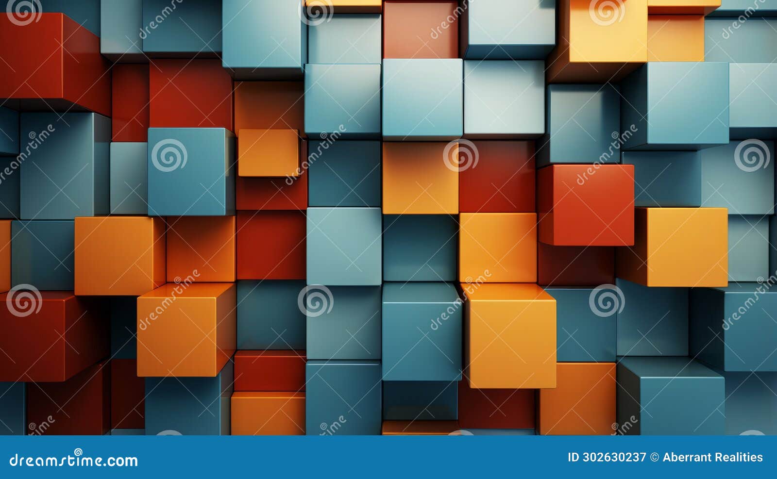 Colorful 3d Cubes Background Wallpaper Stock Illustration ...