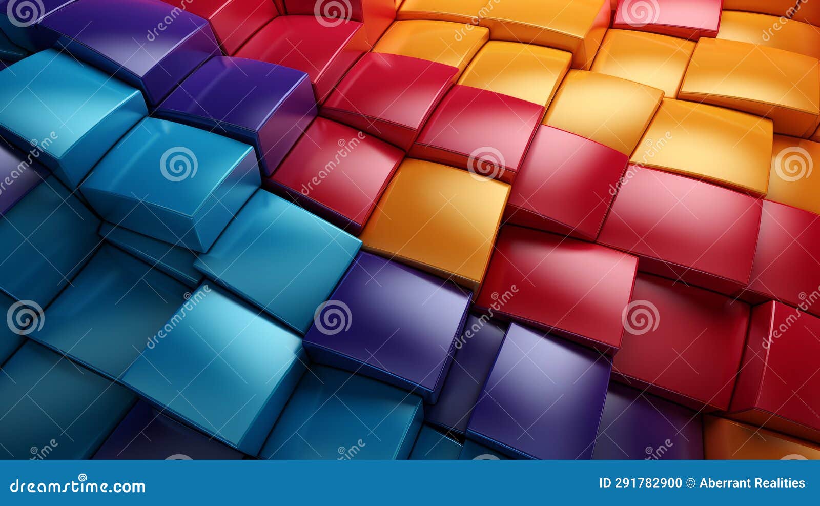Colorful 3d Cubes Background Wallpaper Hd Wallpapers Stock Illustration ...