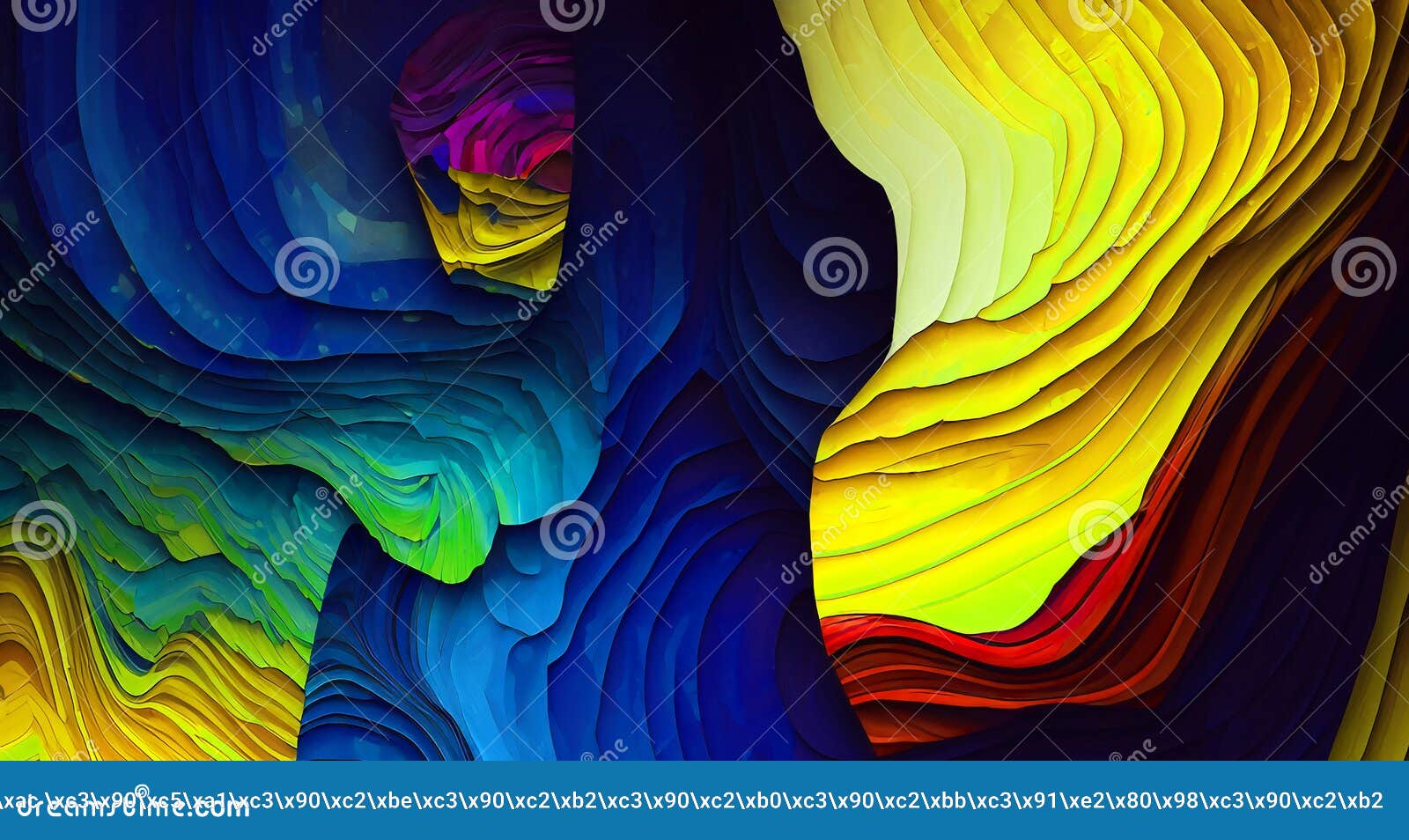 Colorful 3d Layers Texture Background for Banner Concept Stock ...